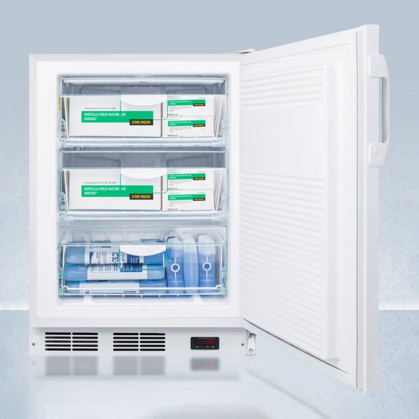 Accucold VT65MLBIMEDADA Built-In All-Freezer, 3 Basket Drawers