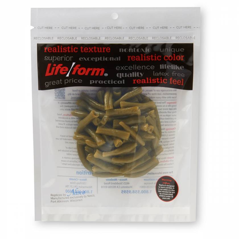 Nasco Life/form Beans Food Replica - Green - 1 cup (240 ml)
