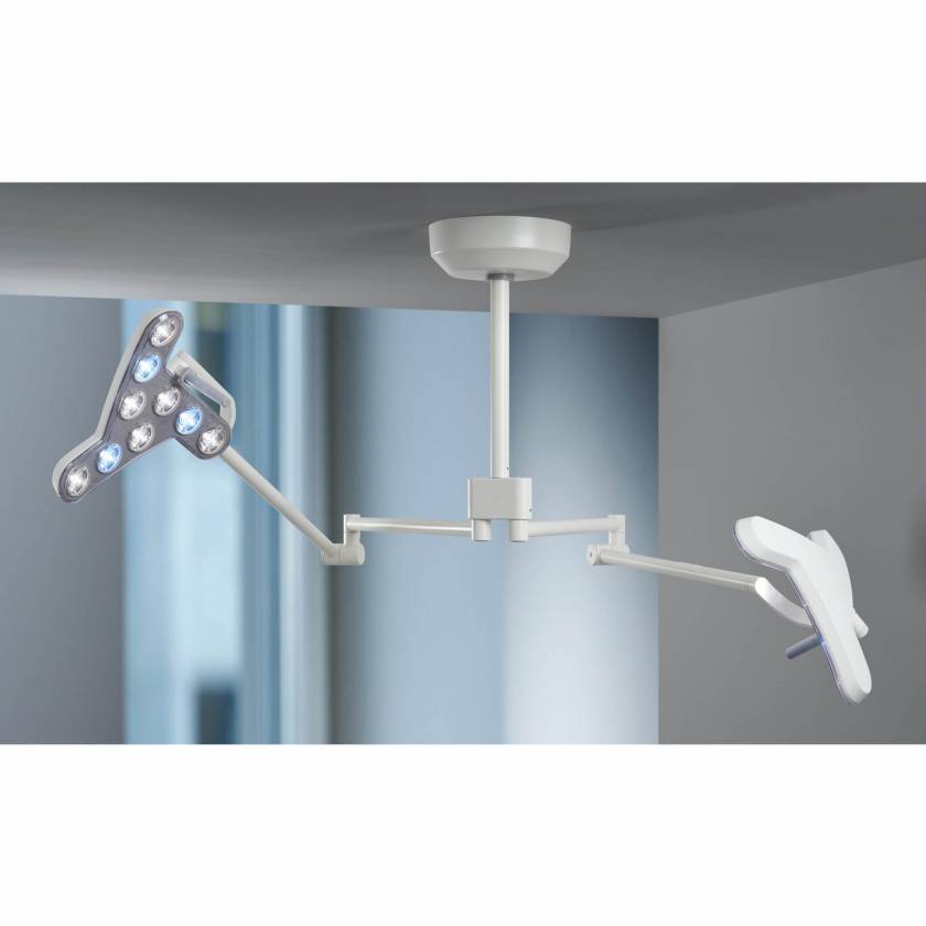 TRIANGO 100 C Dual LED Ceiling Mounted Procedure Light