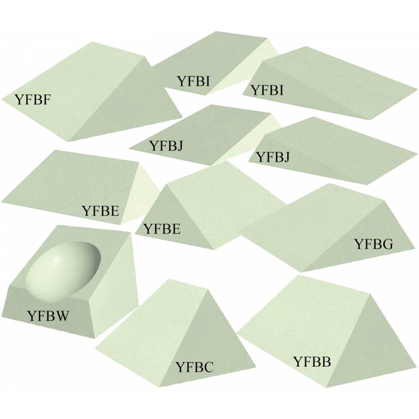 Techno-Aide YKCT Non-Coated CT Positioning Sponge Bundle