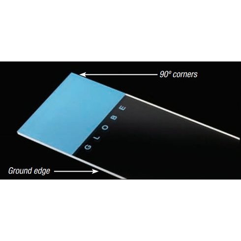 Microscope Slides Frosted Color Coded on 1 End 1 Side Ground Edges 90 ...