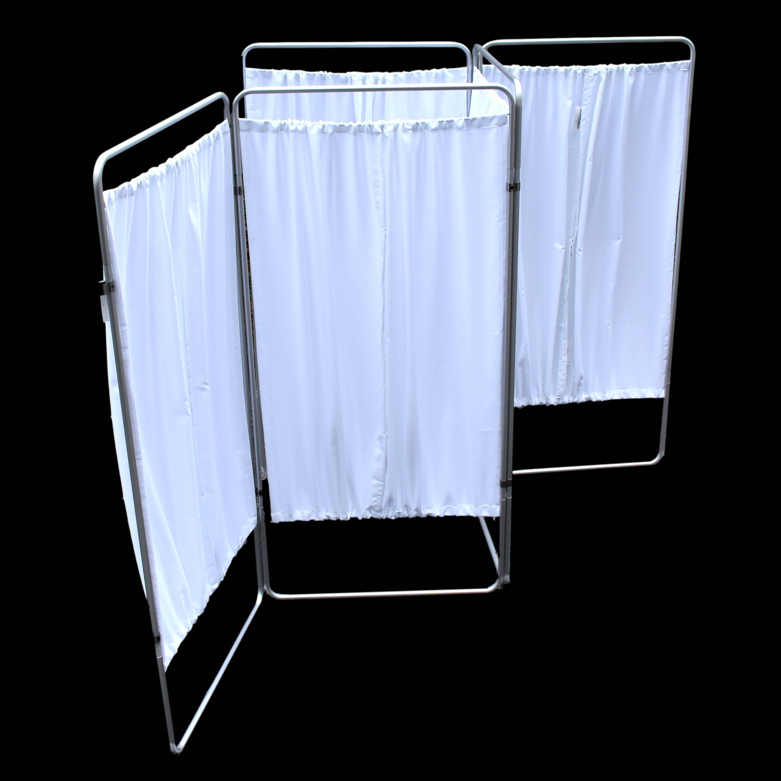 OmniMed King Economy Protection Screen with T-Hinge & Clear Vinyl Panel