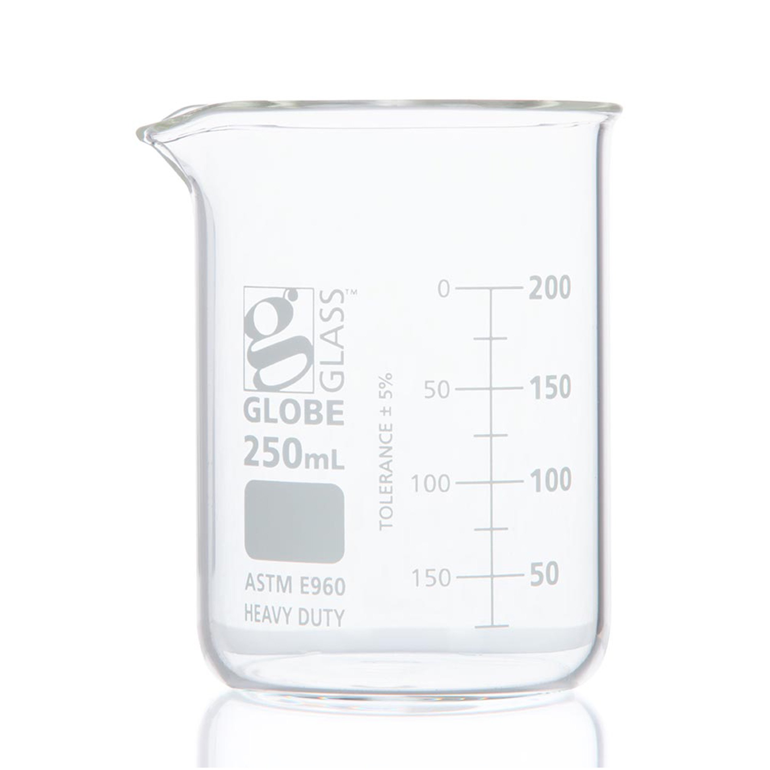 Globe Scientific Globe Glass™ Heavy Duty Low Form Griffin Beaker