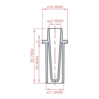 Micro Sample Cup for Hitachi, Elecsys, Cobas Integra and Cobas Core 110915