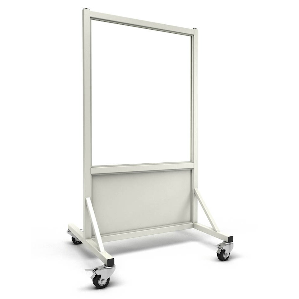 Phillips Safety LB-3036-ACR Mobile Lead Barrier Acrylic Window 30"Wx36"H