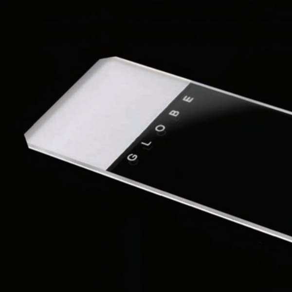 Frosted Diamond White Glass Microscope Slides 45° Beveled Edges Clipped ...