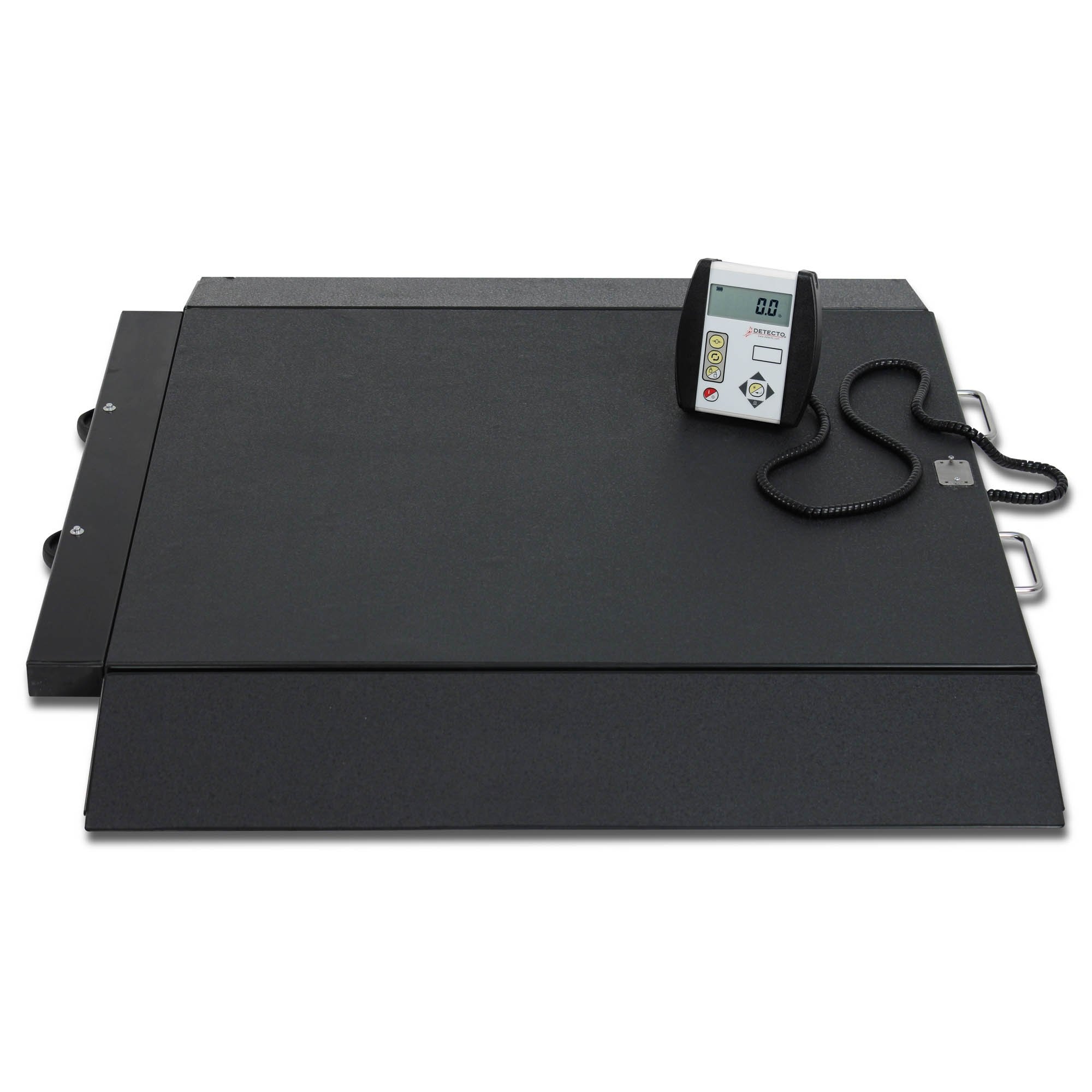 Detecto 6400-AC Wheelchair Scale with Model 750 Indicator