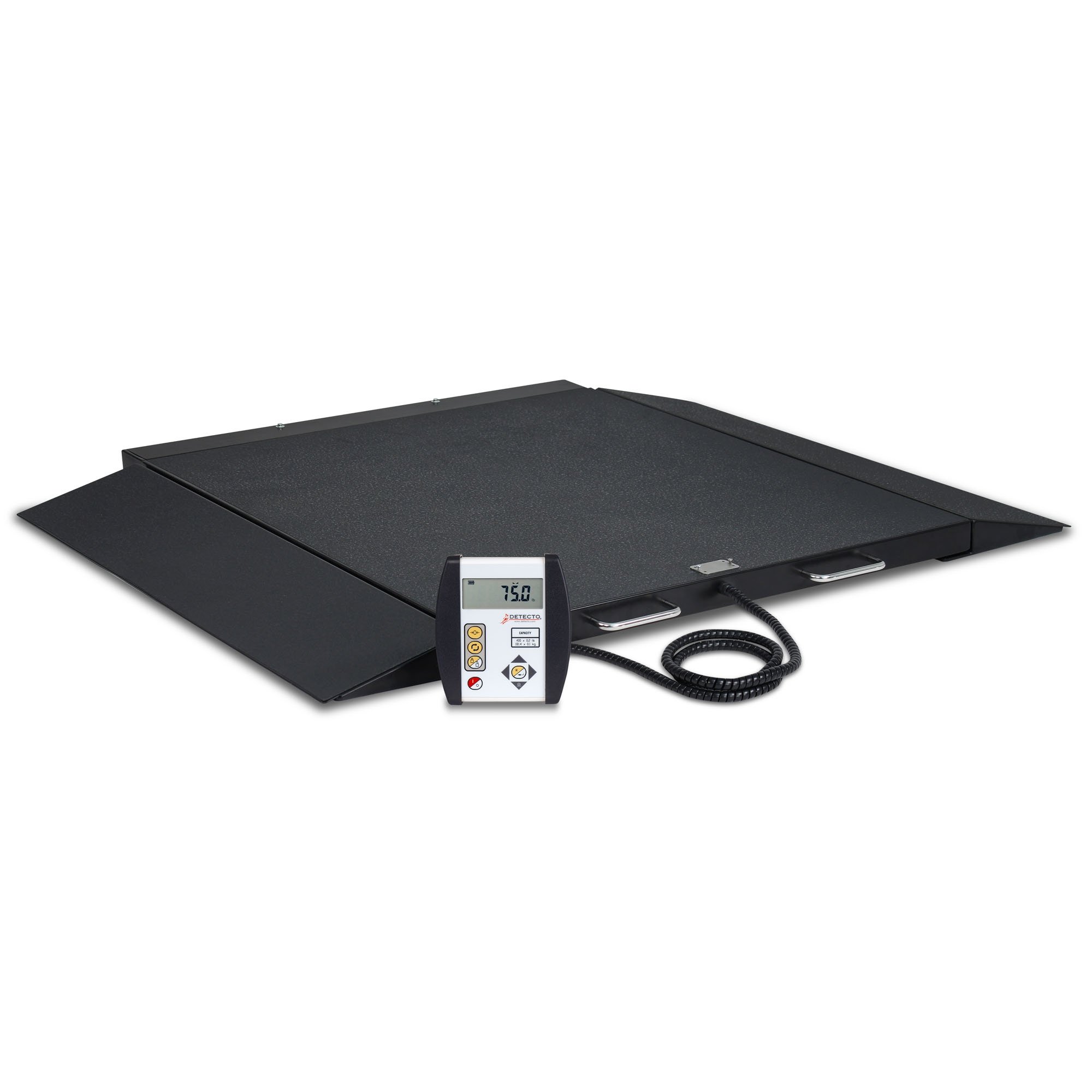Detecto 6400-AC Wheelchair Scale with Model 750 Indicator