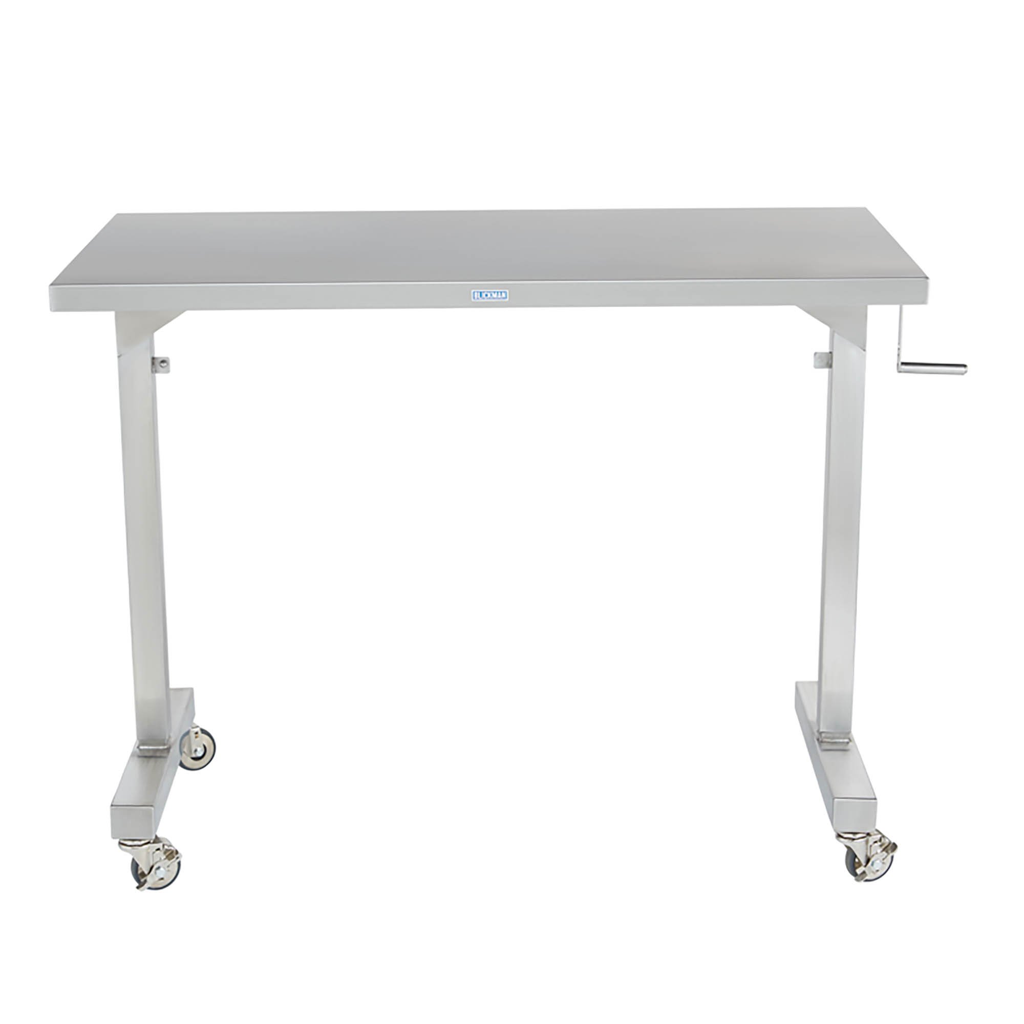 Blickman Adjustable Height Stainless Steel Instrument Tables