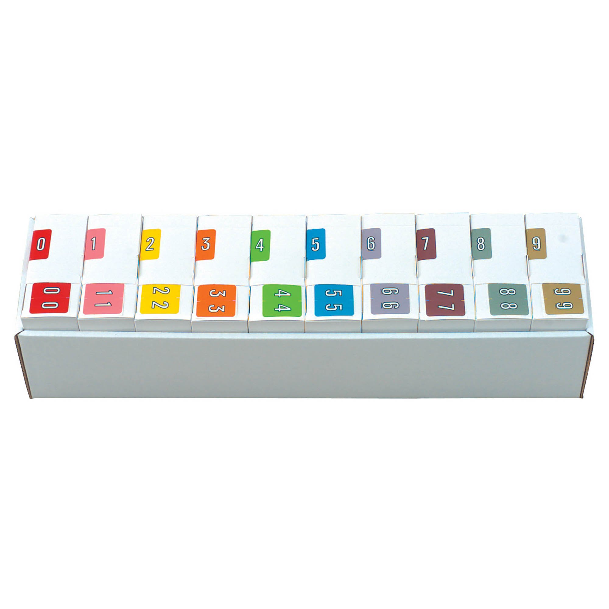 Barkley FNBRM Match BKNM Series Numeric Color Code Laminated Roll Label