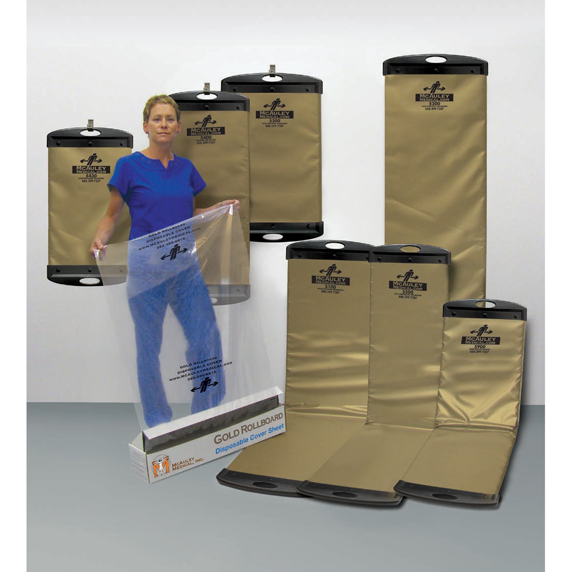 Bridge Healthcare Gold Rollboards, Available In Seven Sizes