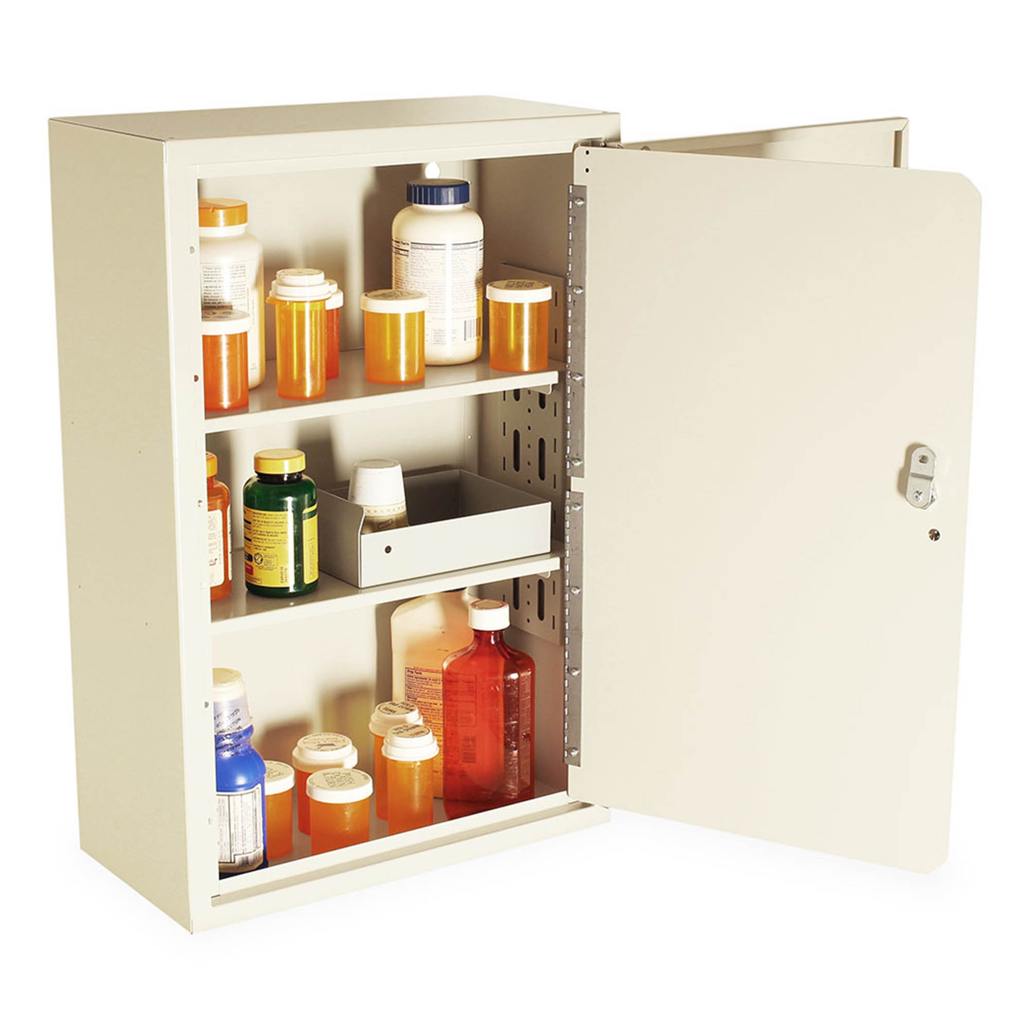 Harloff NC24C16-DT2 Narcotics Cabinet 2 Doors 2 Tubular Locks