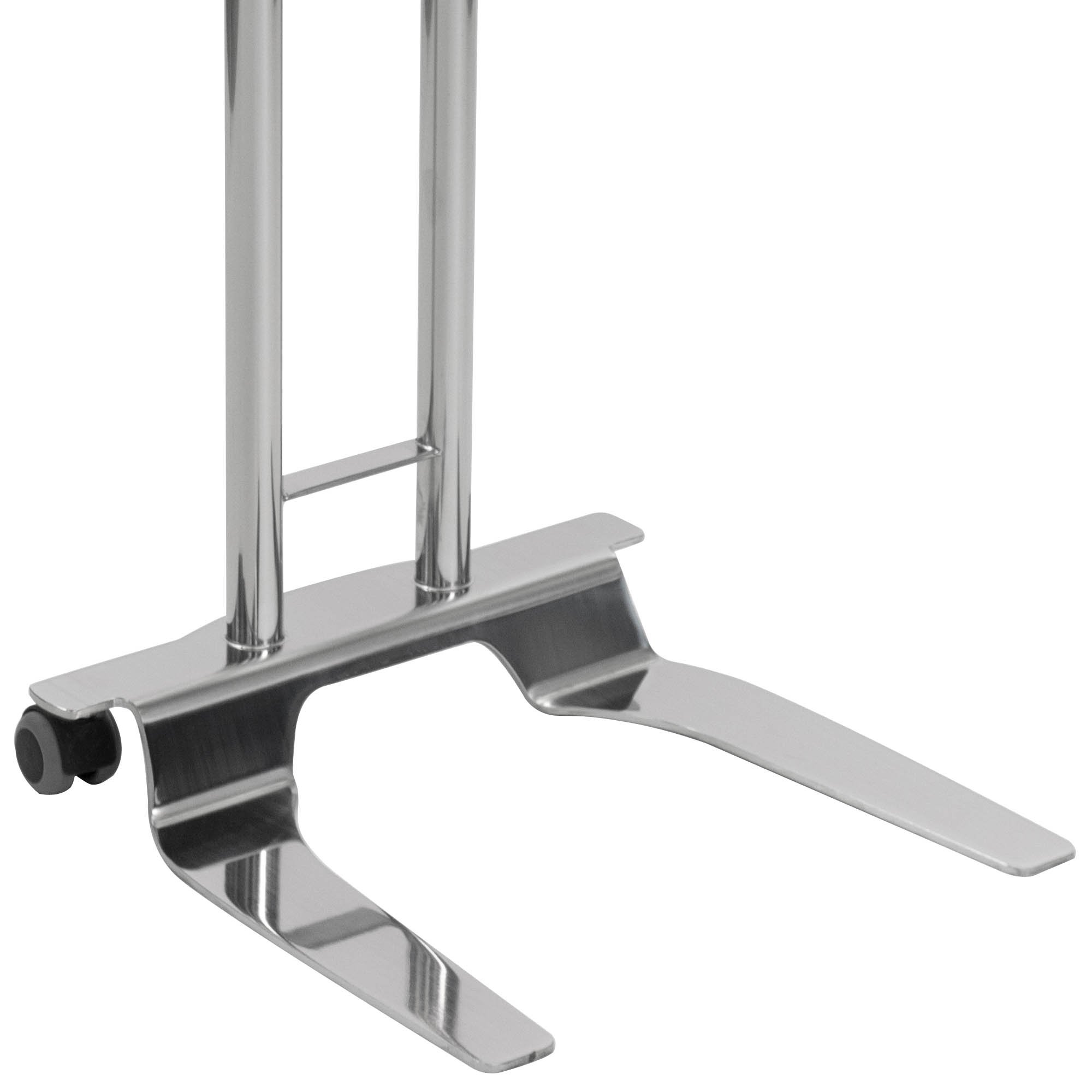 Pedigo SS Mayo Stand With 16.25"x21.25" Tray with Hand or Foot-Operated