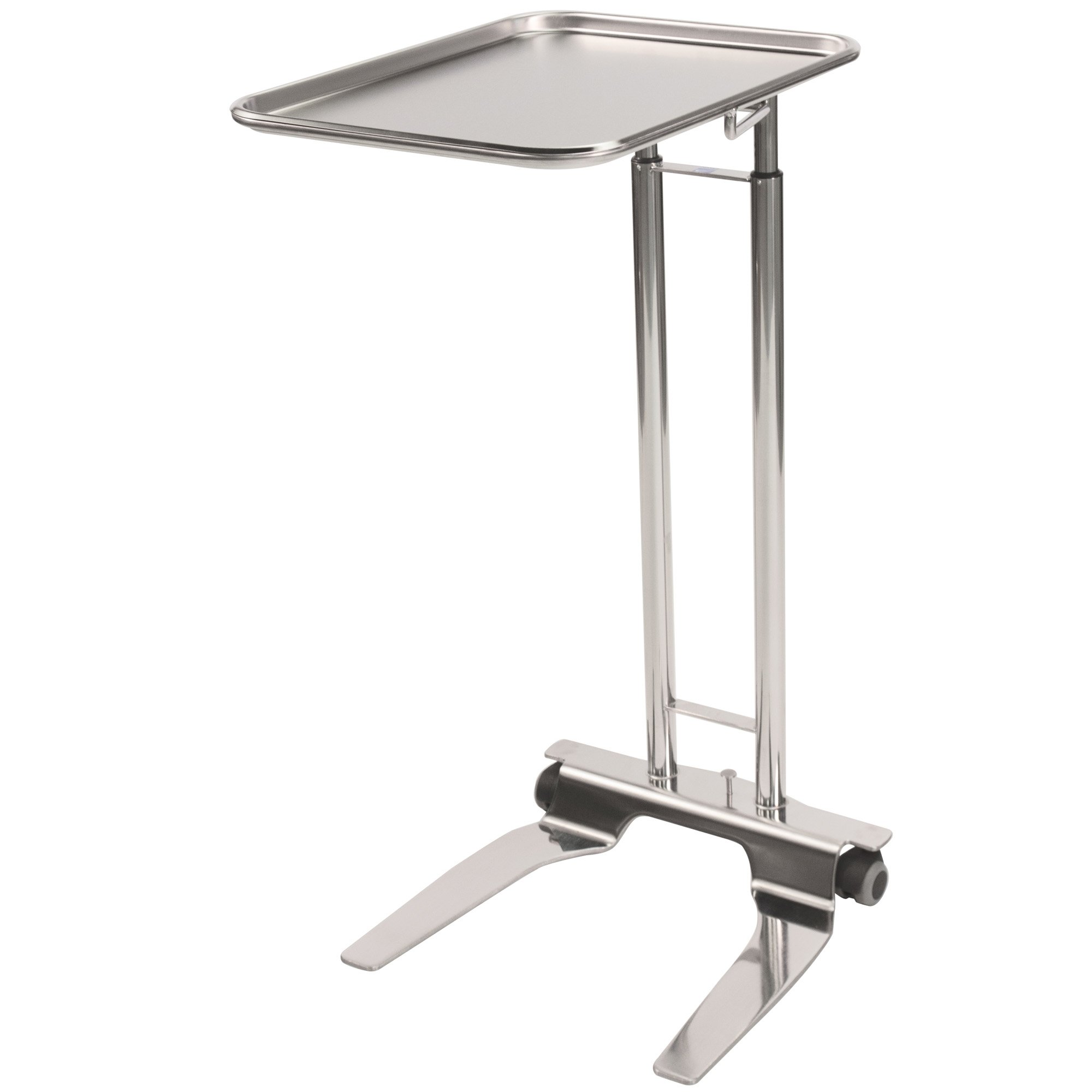 Pedigo SS Mayo Stand With 16.25"x21.25" Tray with Hand or Foot-Operated