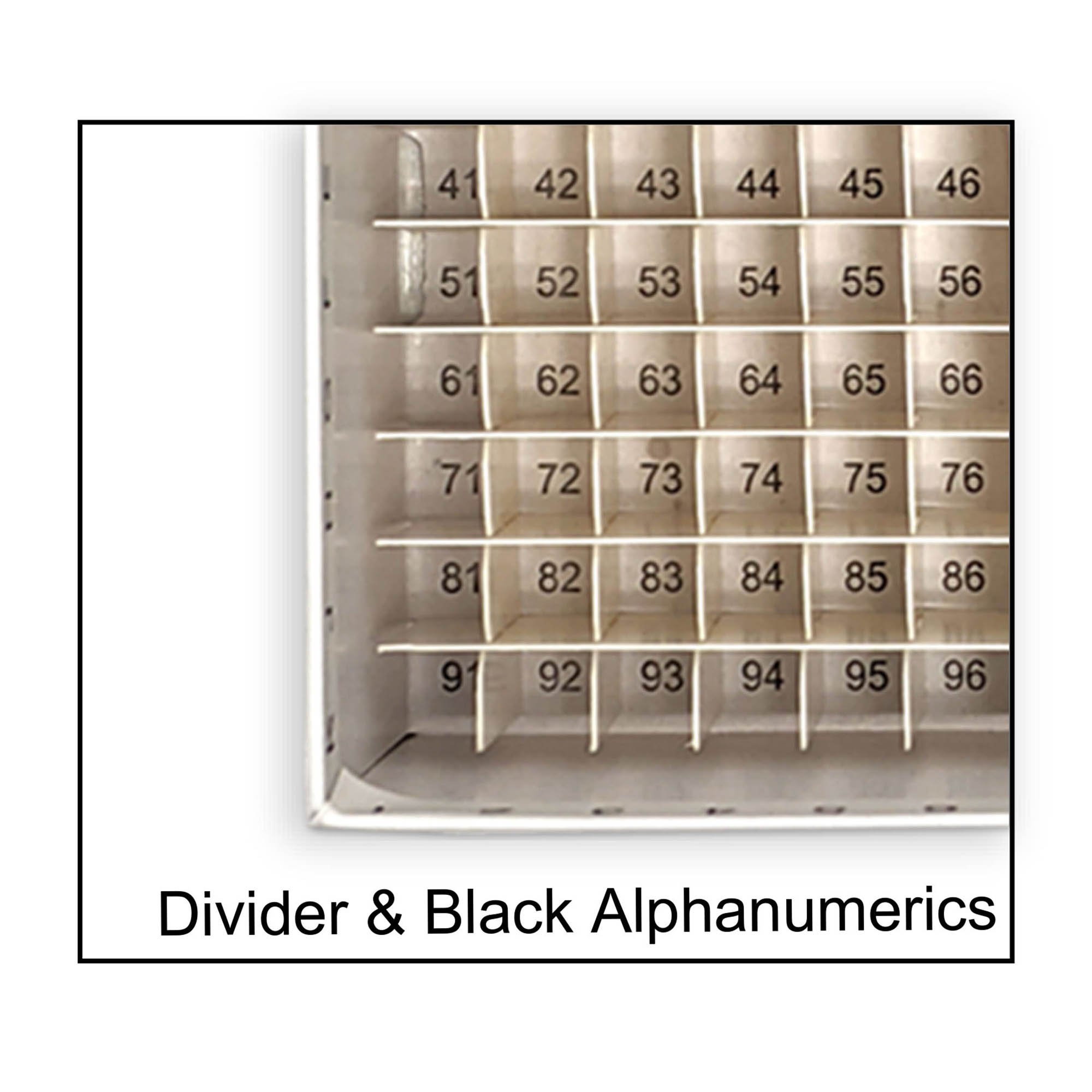 MTC Bio R3781 3" FlipTop Cardboard Freezer Box 81-Place Hinged Lid