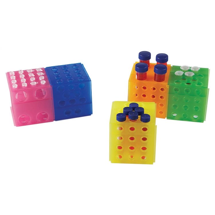 Heathrow Scientific Interlocking Cube Lab Tube Rack