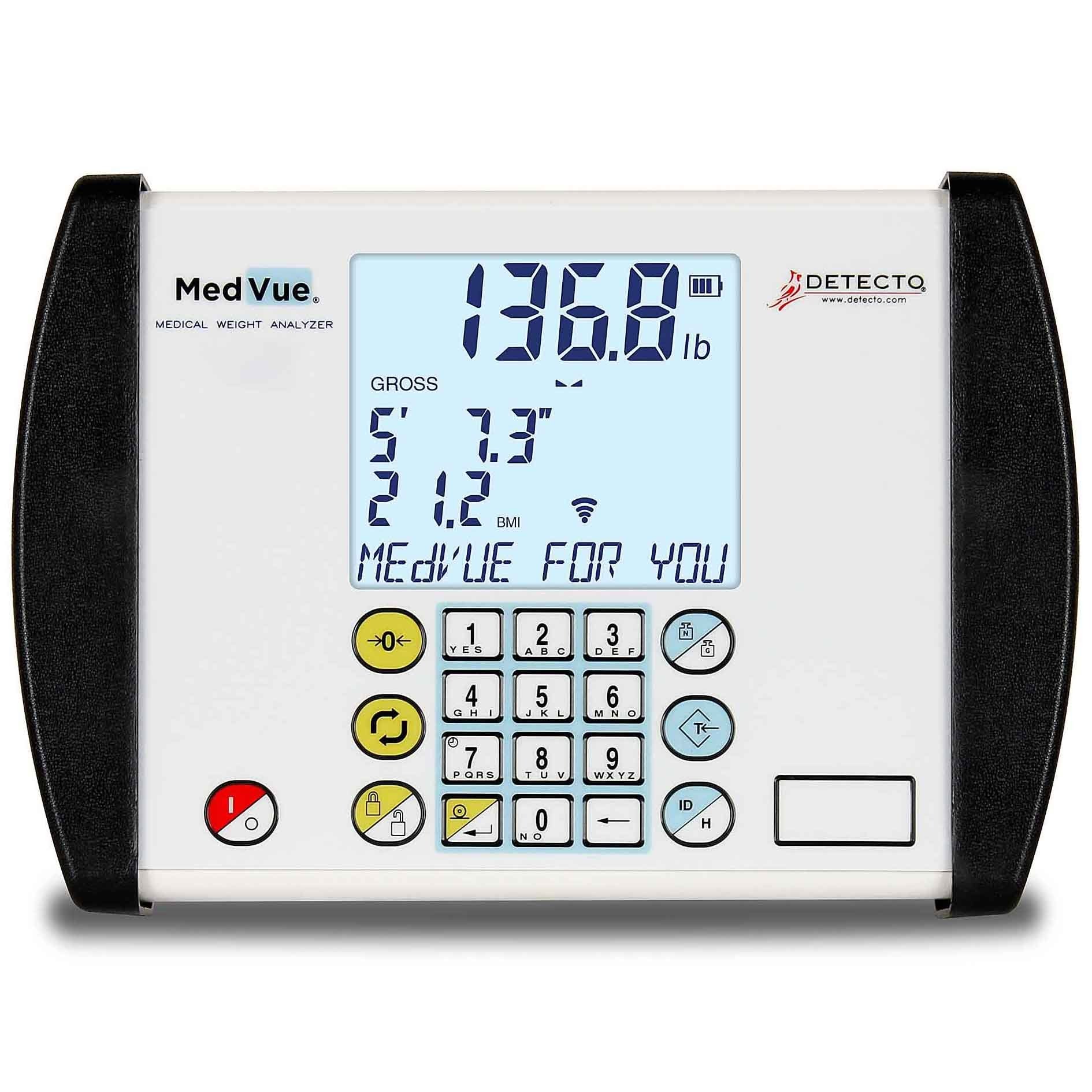 Detecto 8550 Portable Digital Stretcher Scale Folding Column Indicator