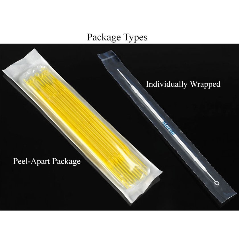 1uL Inoculation Loop with Needle Disposable Sterile PS Rigid Loop Globe ...