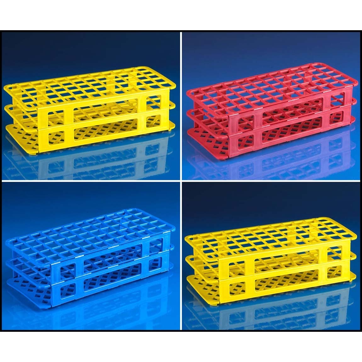 60-Place Snap-N-Rack Autoclavable PP Tube Rack for 16mm 17mm Tubes ...