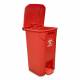 MTC Bio A8002B 23 Gallon Biohazard Bin with Foot Pedal & Lid
