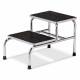 Clinton Double-Step Chrome Bariatric Step Stool T-6842
