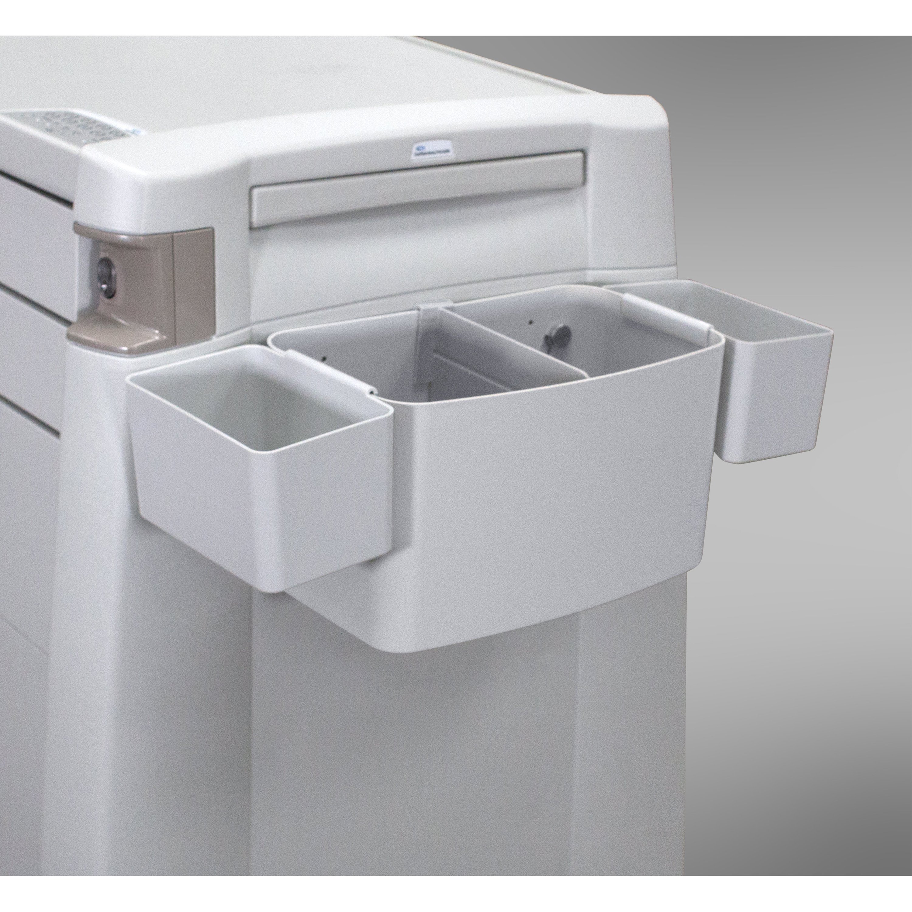 Capsa 101138-GRY Light Creme Multicavity Organizer Side Bin