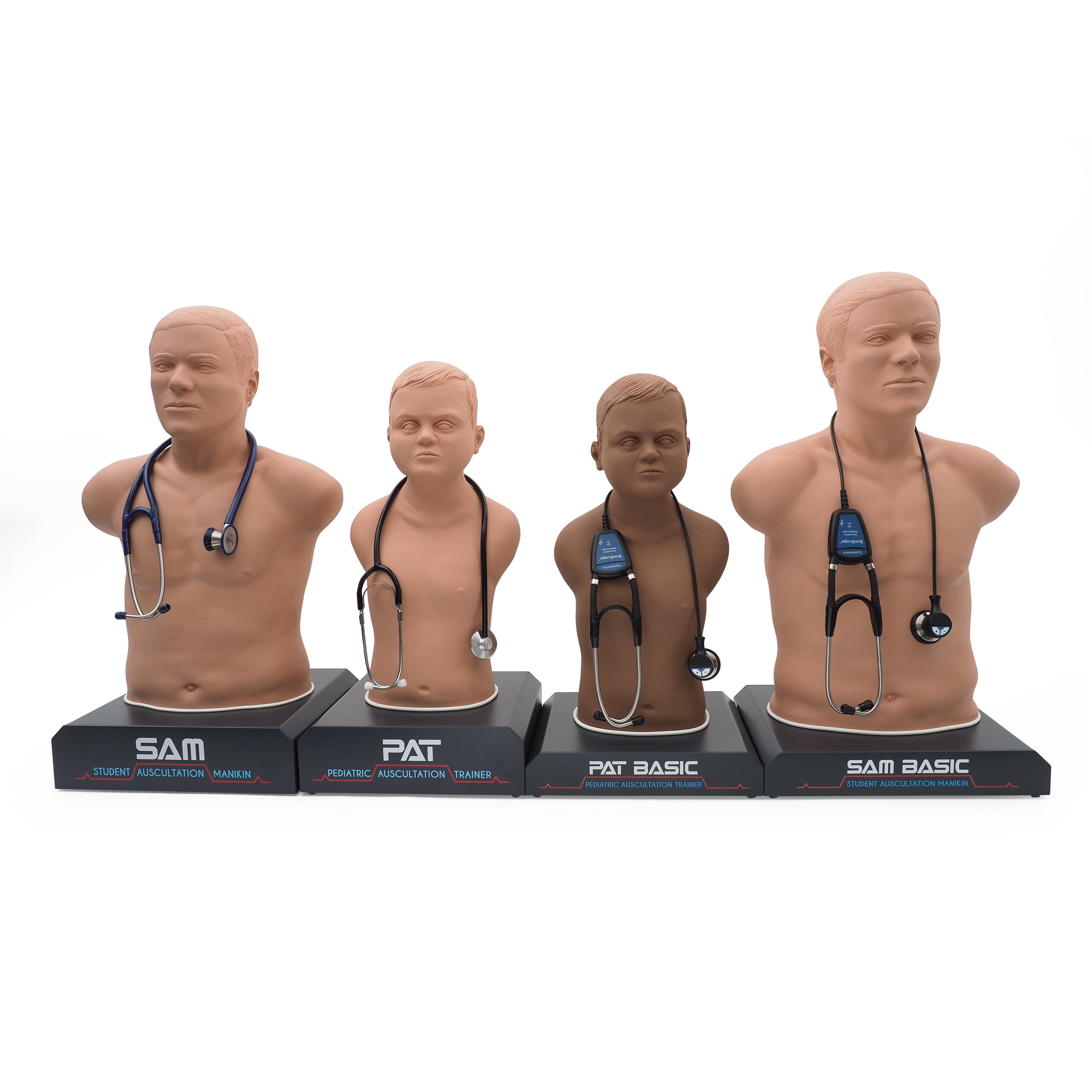 SAM Basic® Adult Auscultation Manikin with SimScope & Laptop