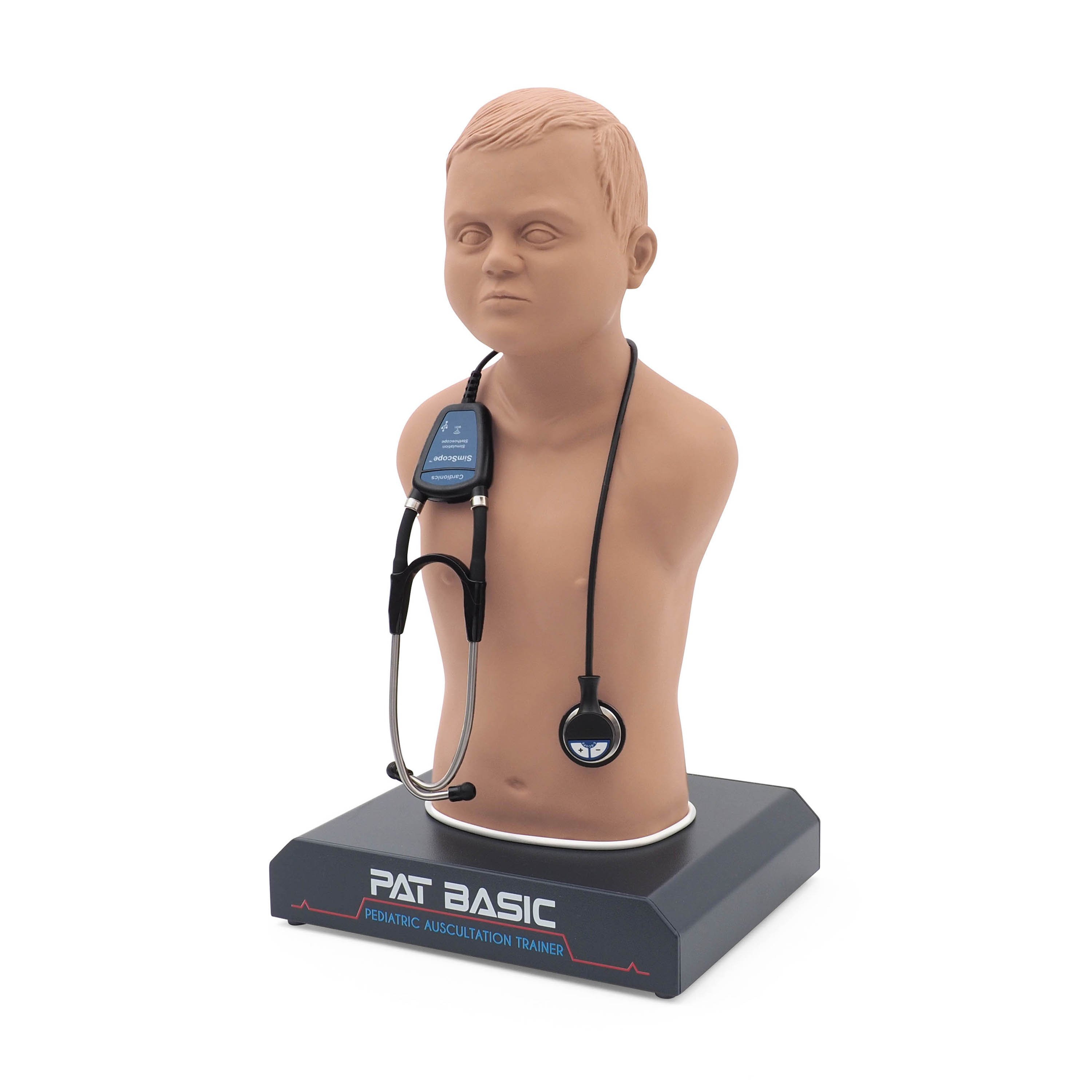PAT Basic Pediatric Auscultation Manikin, SimScope & Laptop
