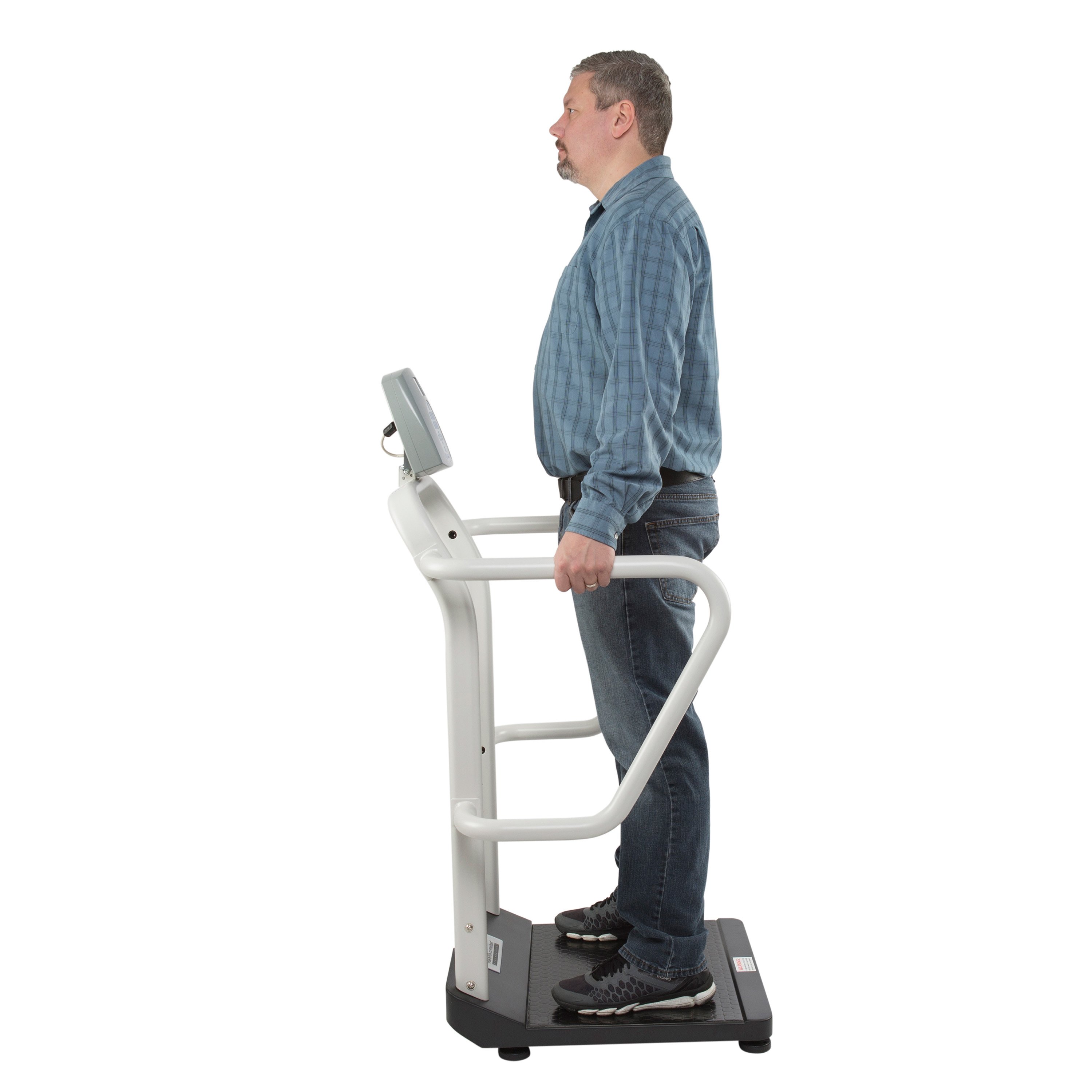 Bariatric Digital Platform Scale with Extra Wide Handrails