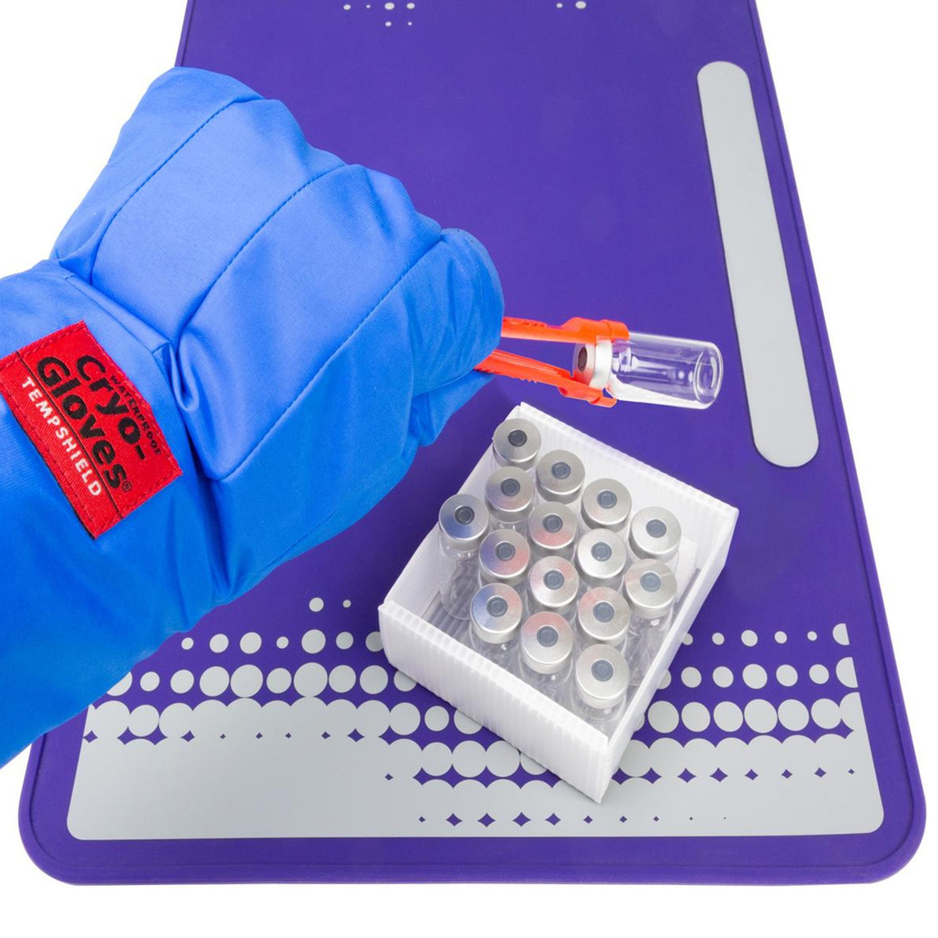 Heathrow Scientific 120909 Vaccine Vial Gripper Pack of 5