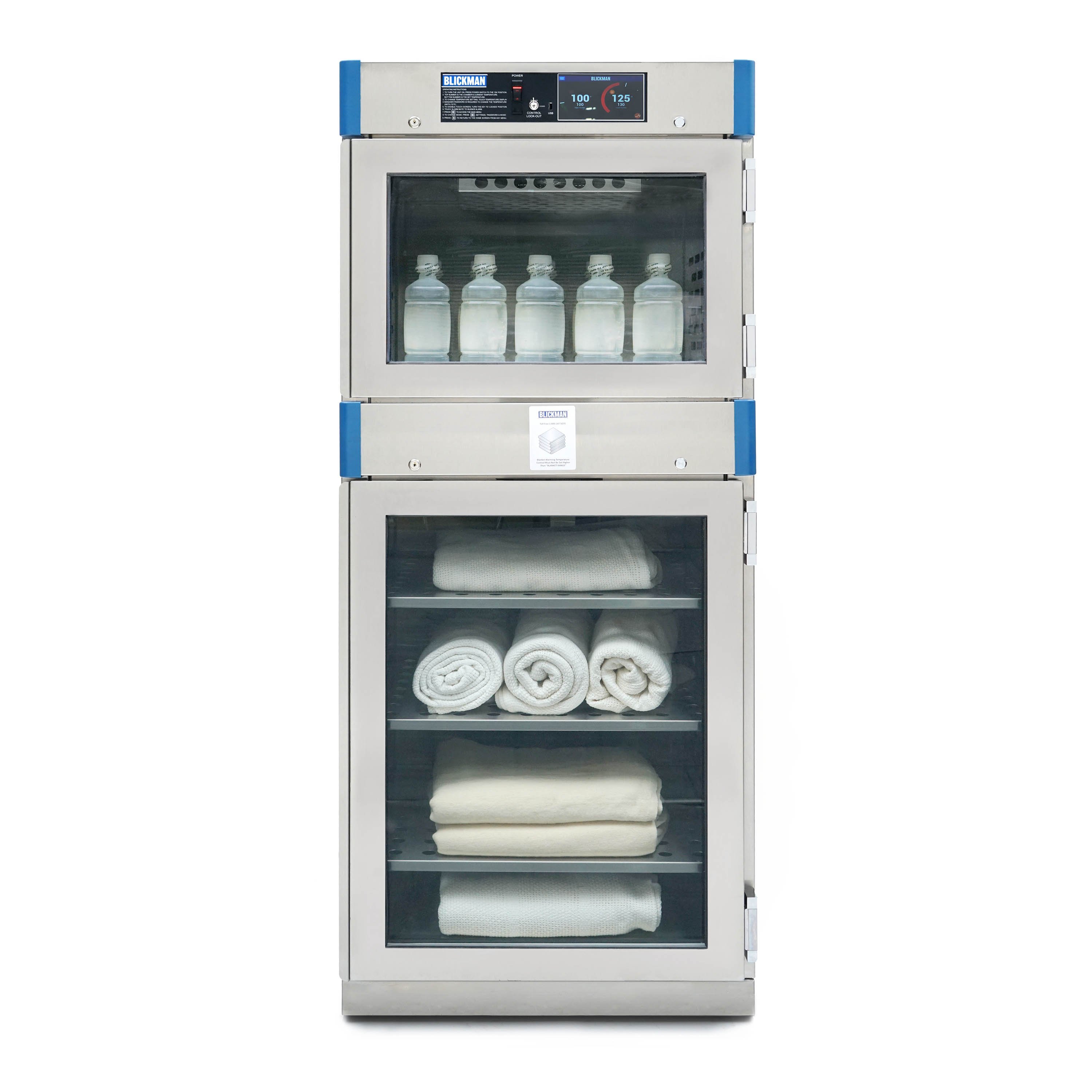 Blickman Dual Chamber Freestanding Warming Cabinet Touchscreen 8924TS 8924TG