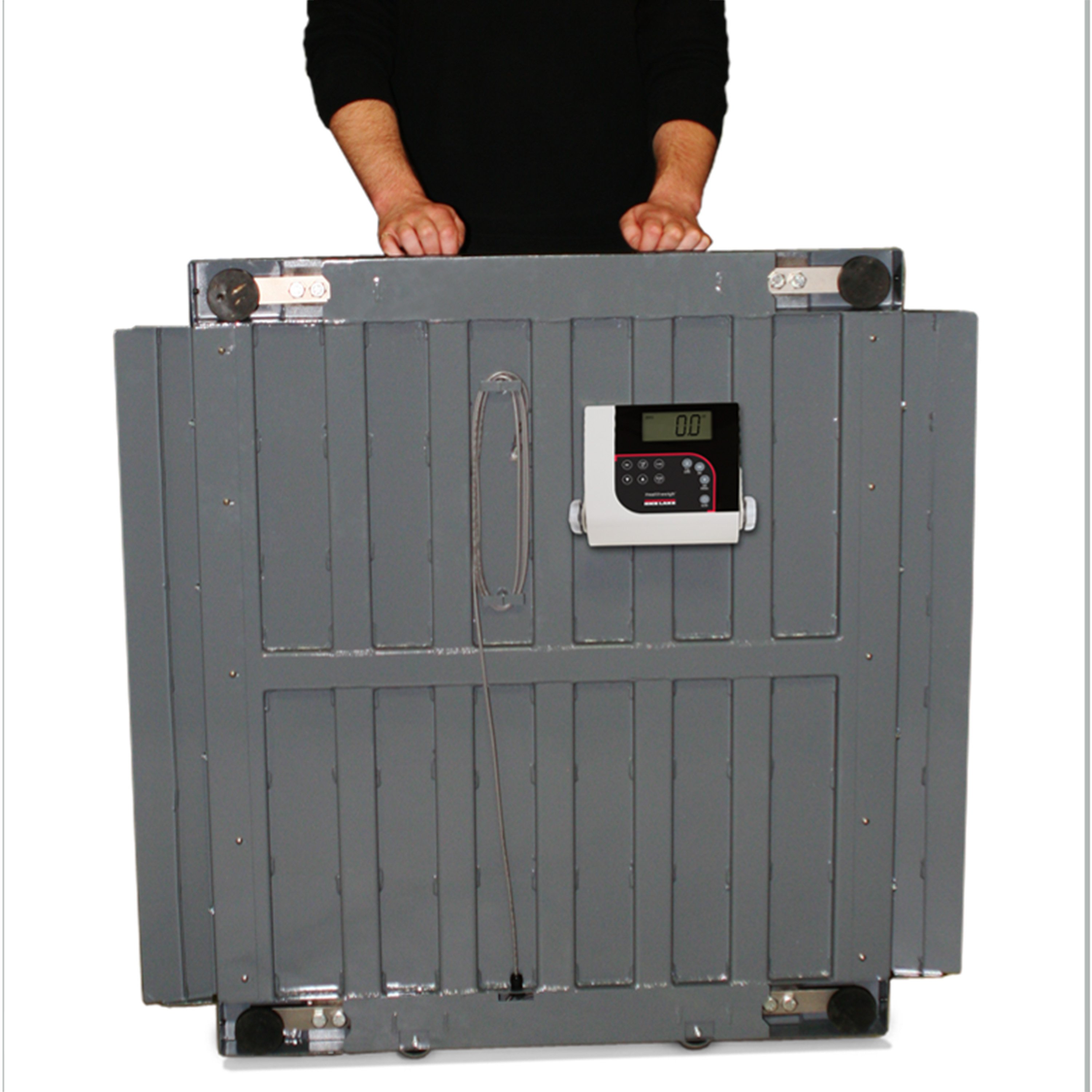Rice Lake Dual-Ramp Portable Bariatric Wheelchair Scale