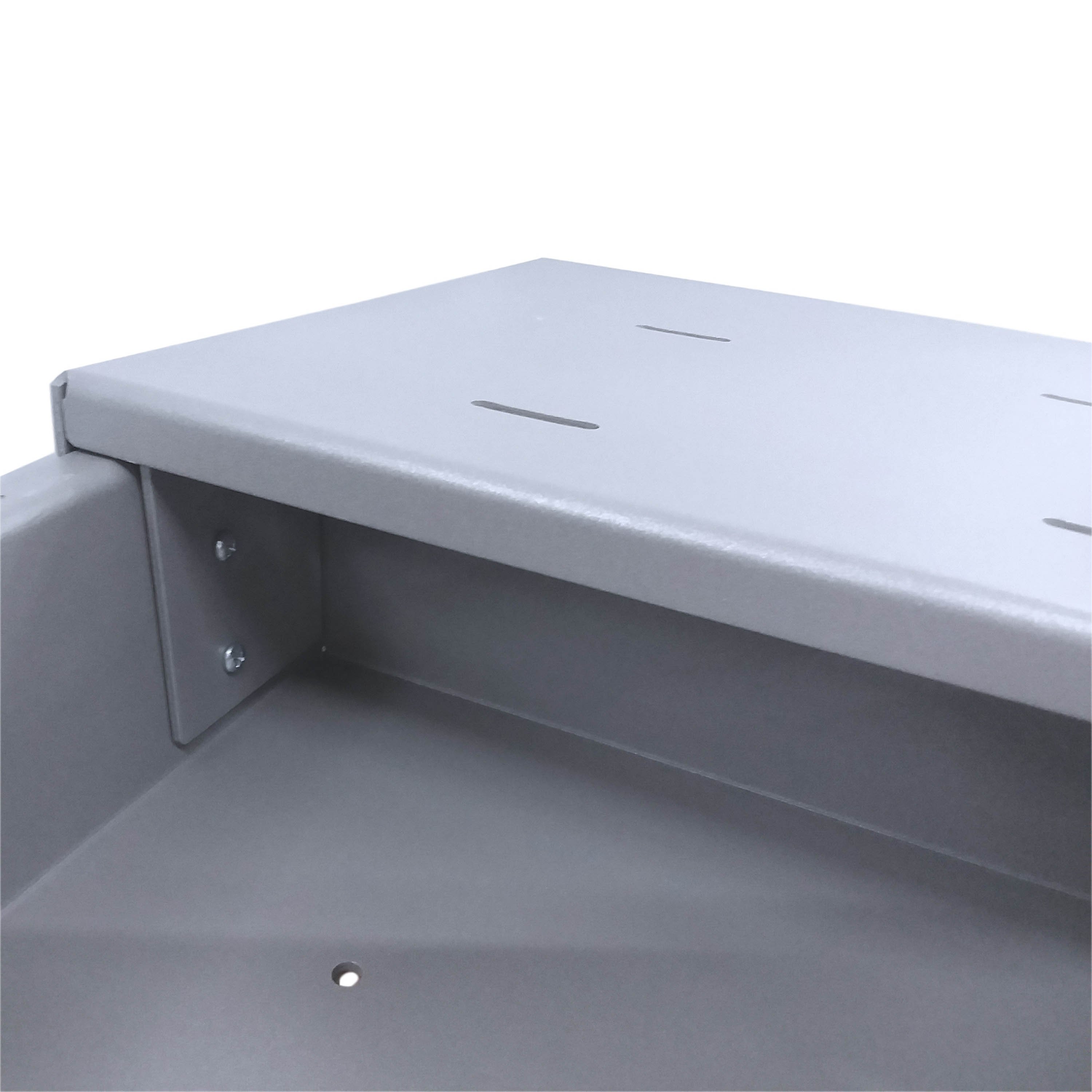 Omni Medium Aluminum Refrigerator Lock Box with Thumb Latch 183025T