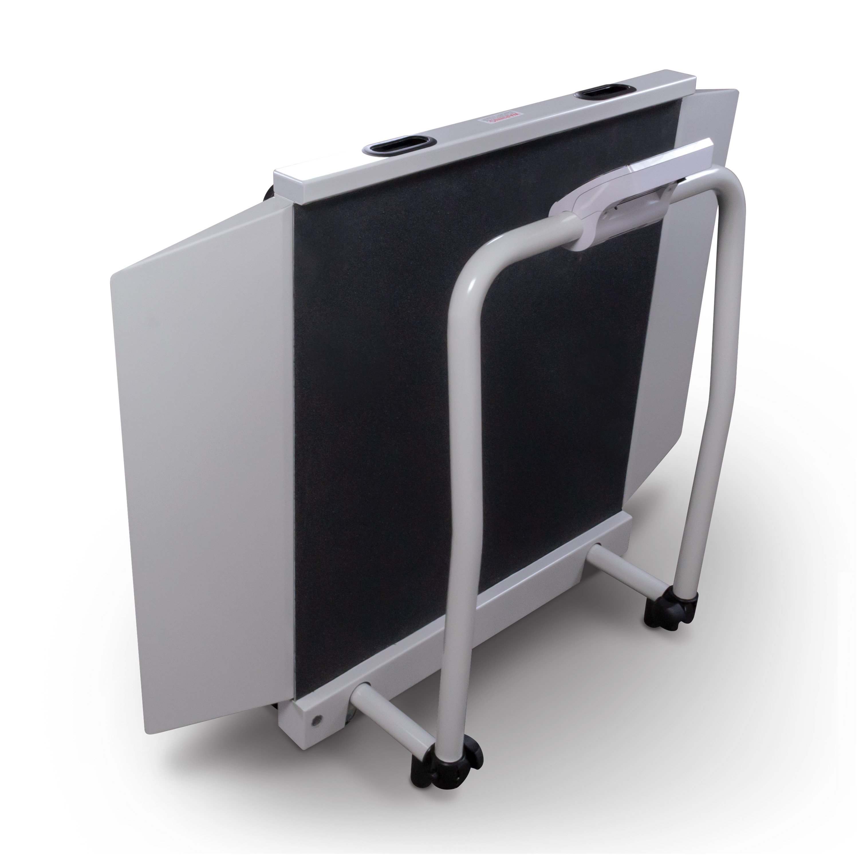 Dual-Ramp Wheelchair Scale with Metal Platform and Handrail