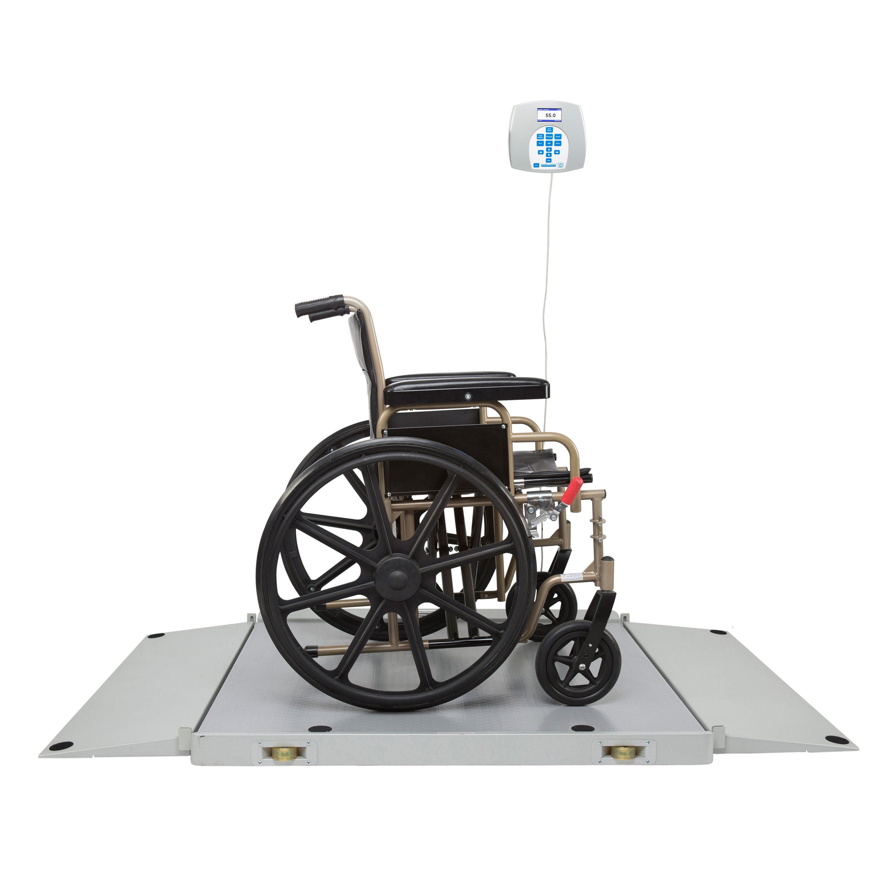 Digital Wheelchair Dual Ramp Scale XL Platform Remote Display
