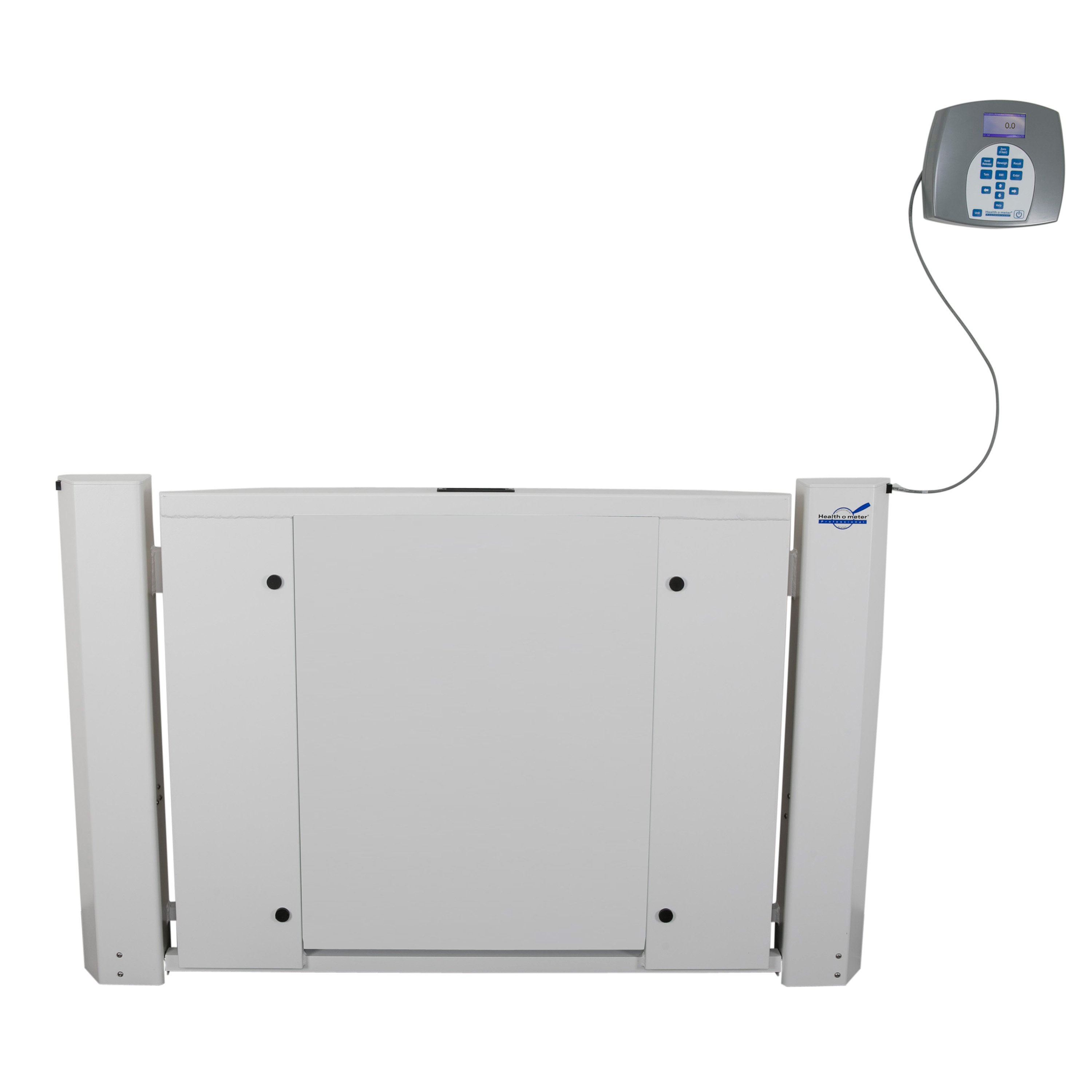 Health o Meter Antimicrobial Wall-Mounted Fold-Up Wheelchair Scale