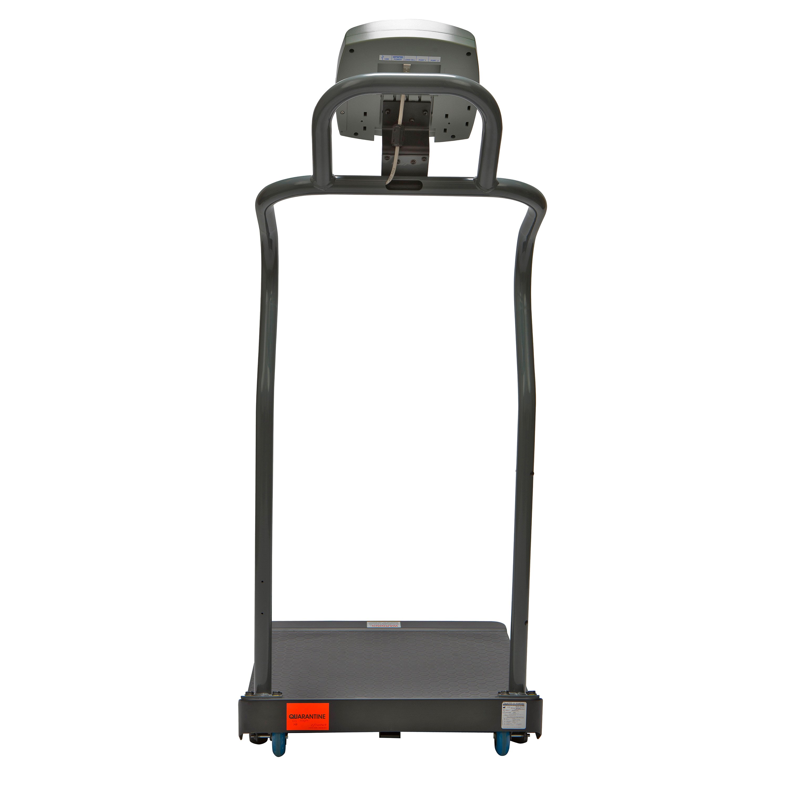 Antimicrobial Digital Platform Scale with Handrail