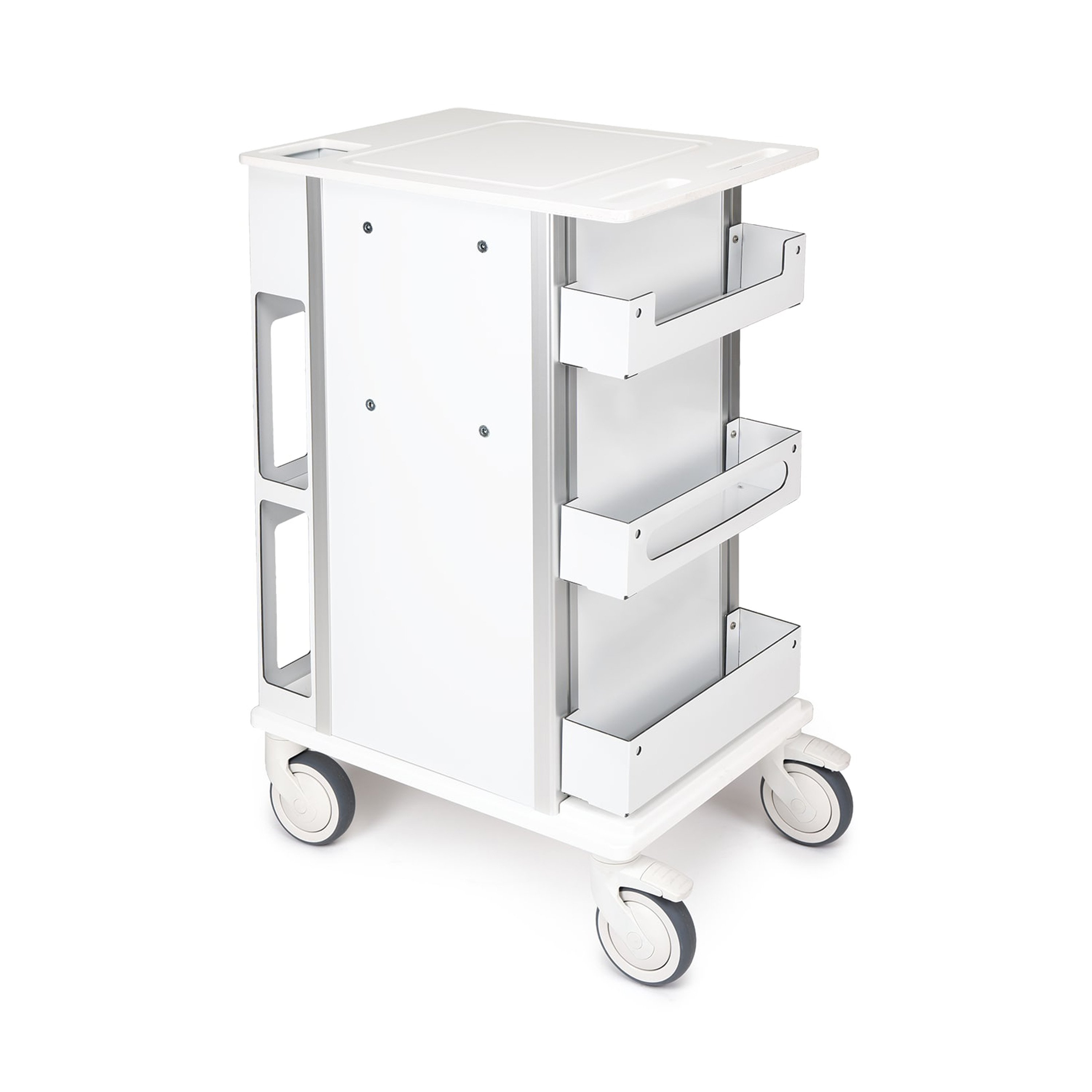 OmniMed 351003 Omni Phlebotomy Cart with 5 Drawers, 5" Casters