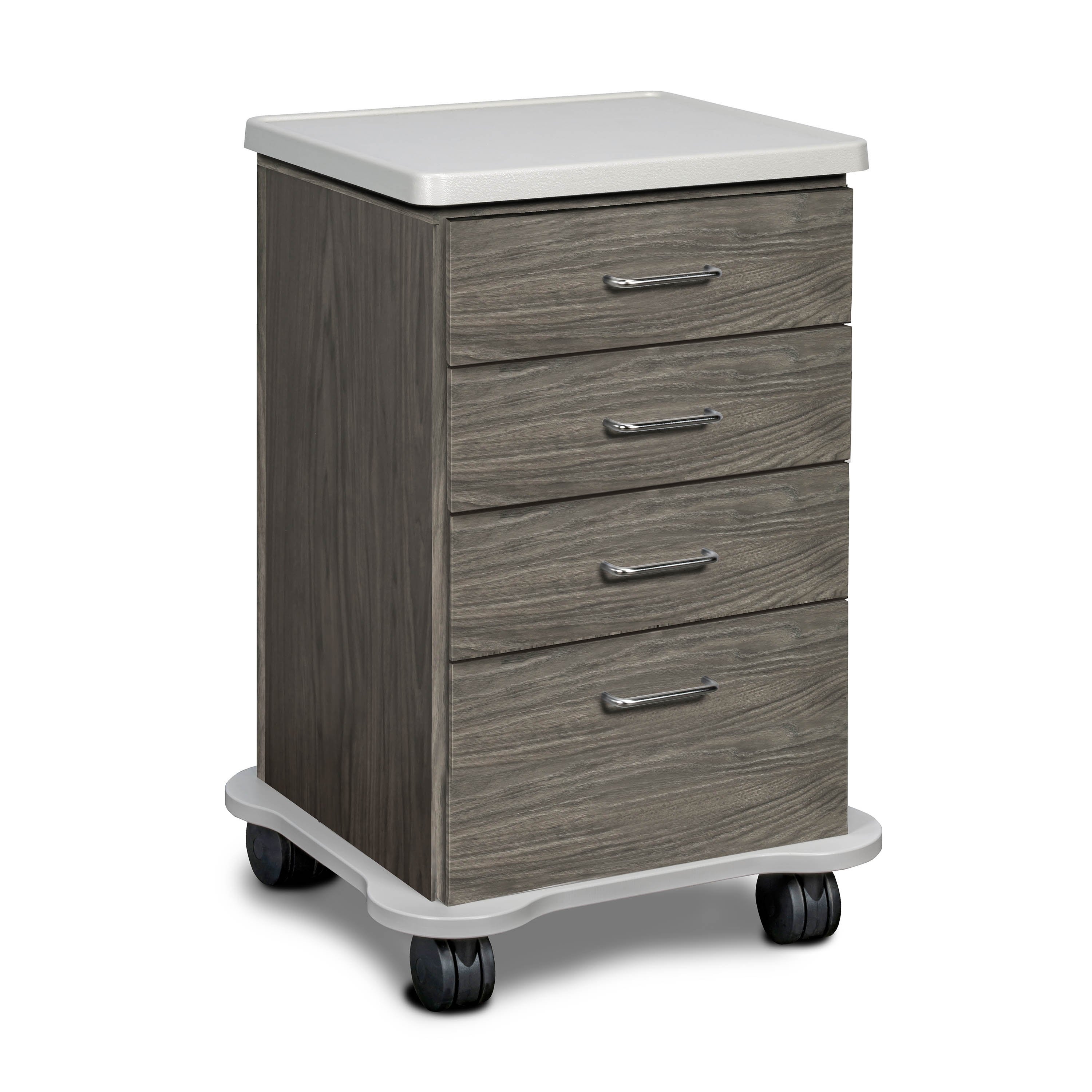 Clinton Fashion Finish Mobile Cart-Mate Cart 4 Drawers