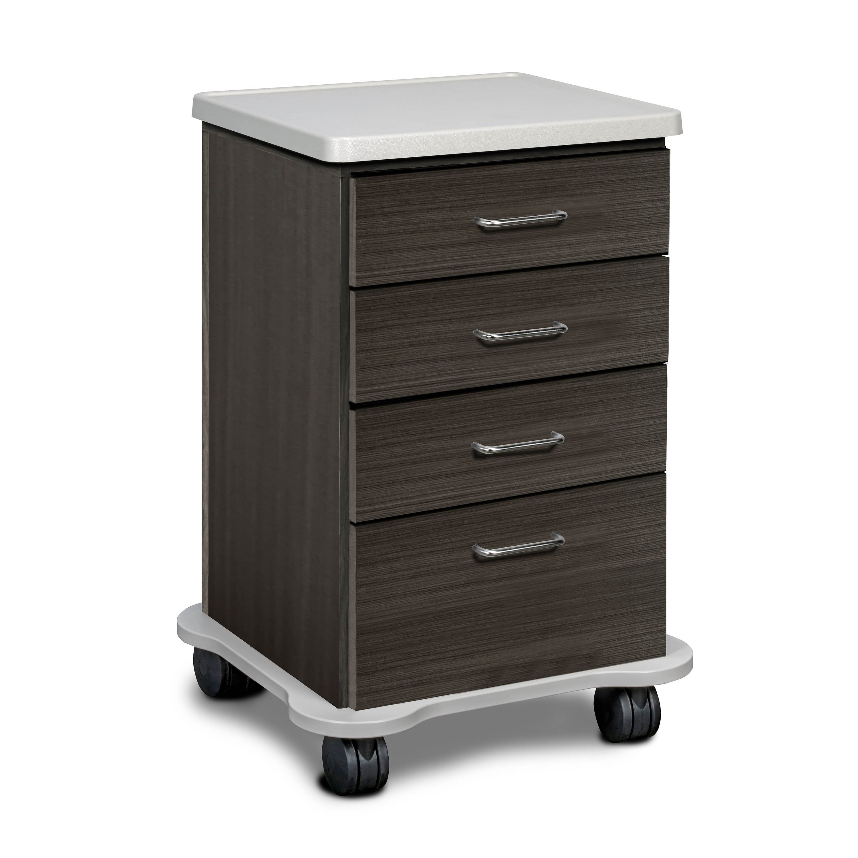 Clinton Fashion Finish Mobile Cart-Mate Cart 4 Drawers
