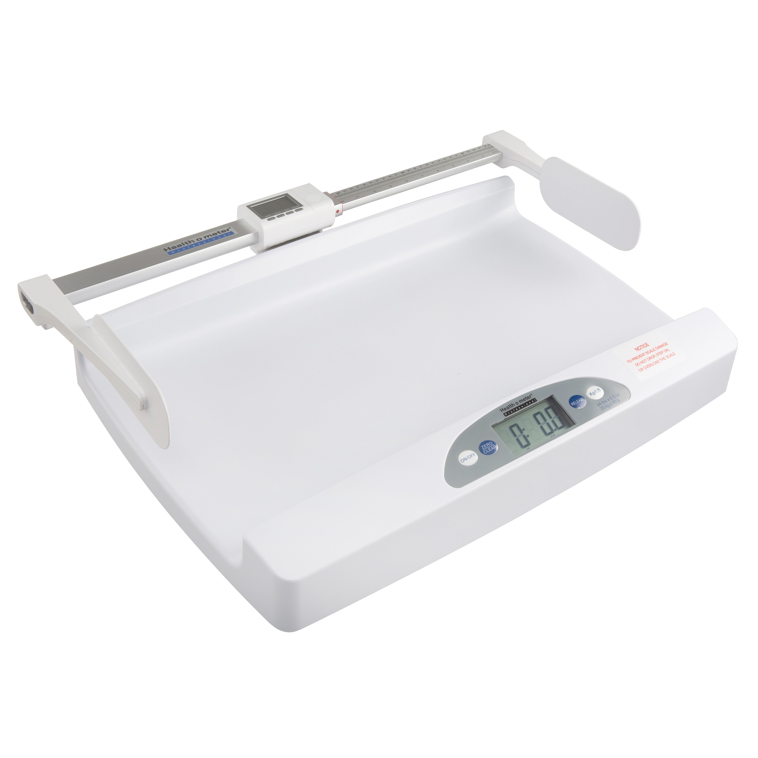 Pediatric Extra-Wide Tray Scale with Digital Height Rod