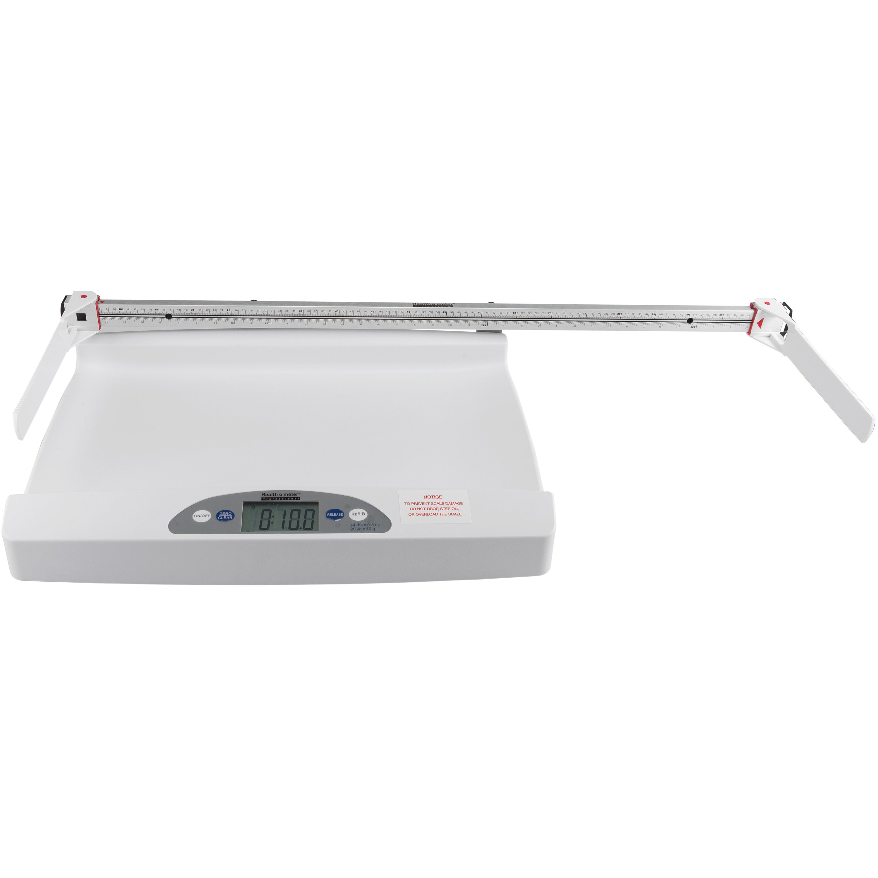 Pediatric Extra-Wide Tray Scale with Mechanical Height Rod