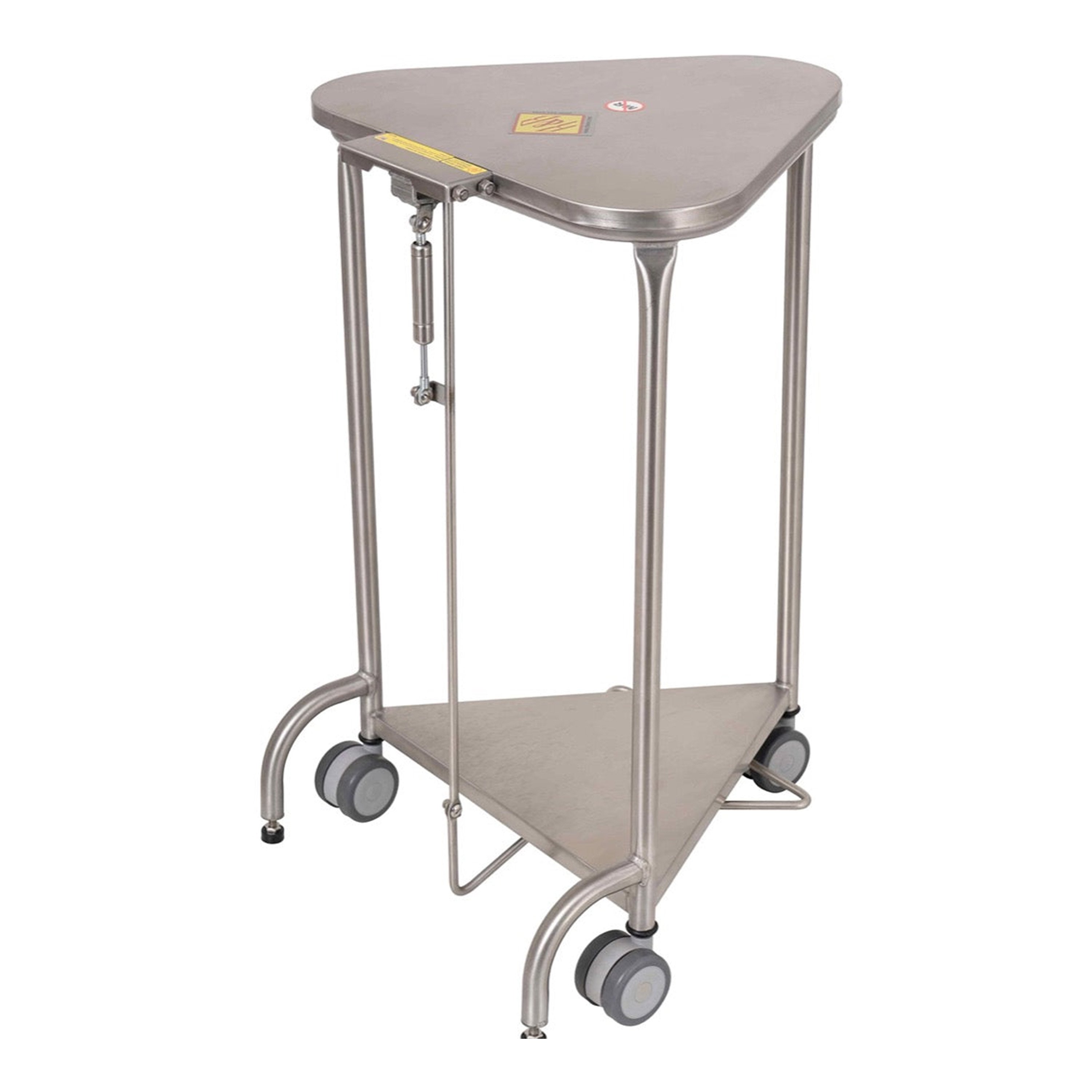 R&B Wire 669SS Stainless Steel Triangular Linen Hamper