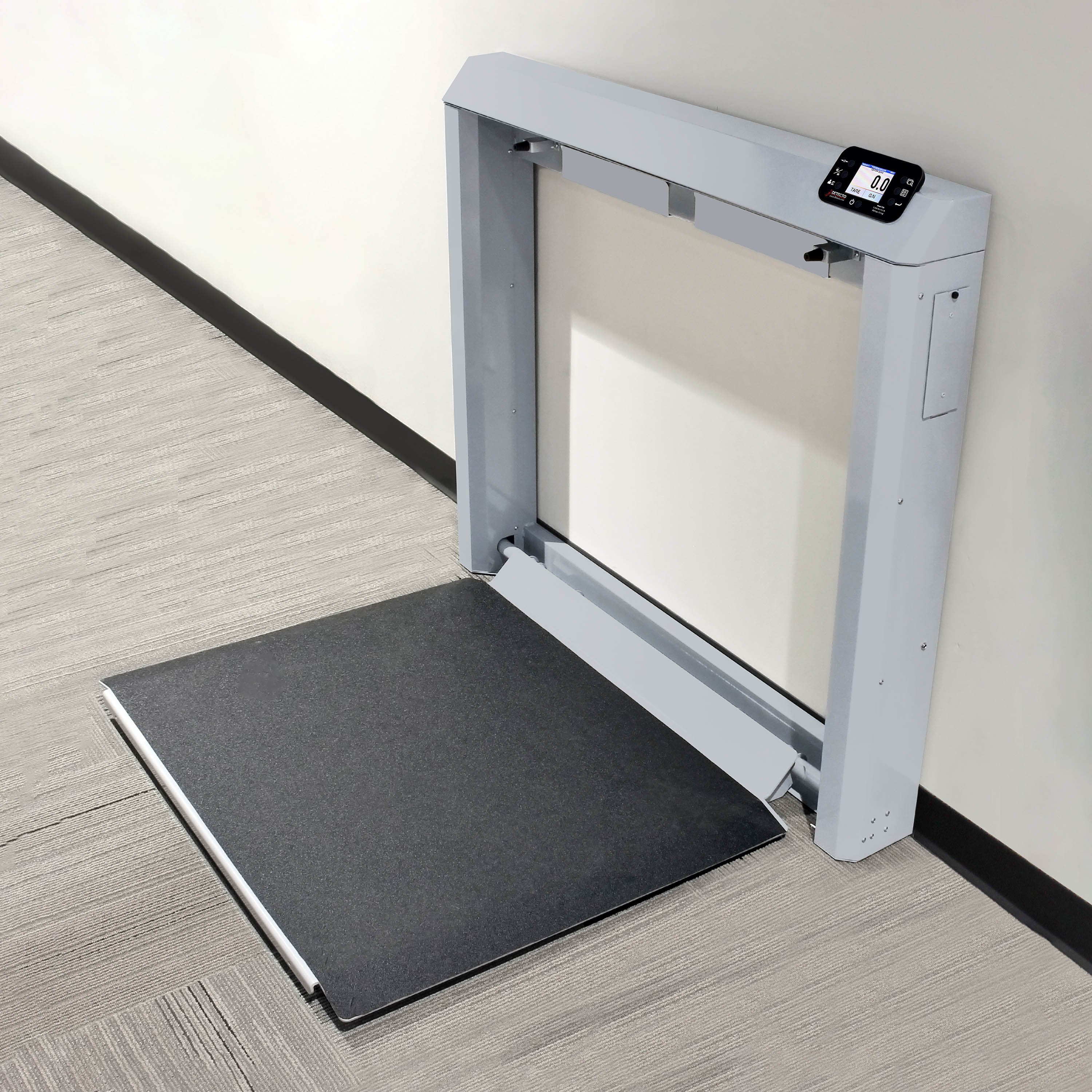 Detecto 7550 Series Wall Mount Fold-Down Platform Wheelchair Scale