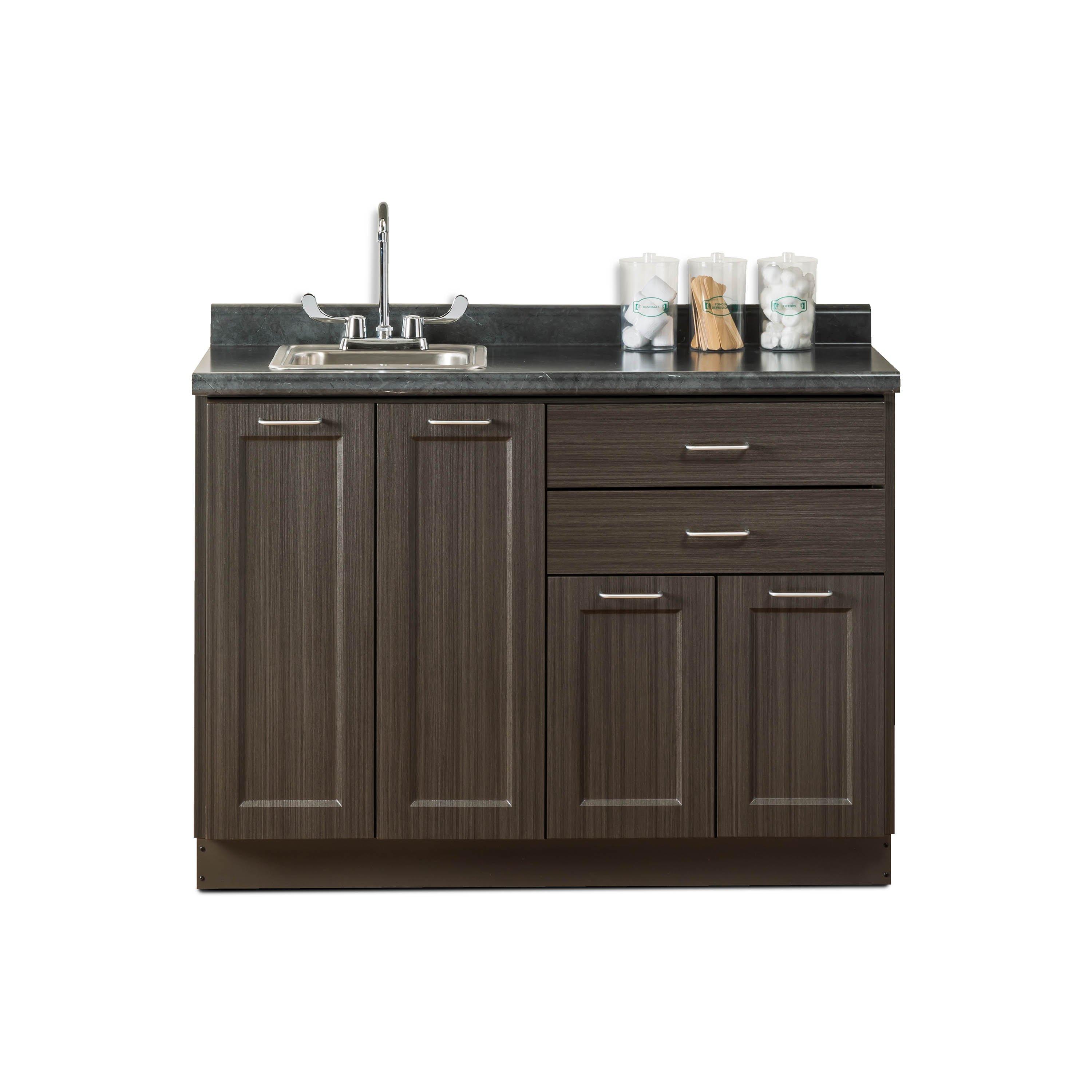 Clinton 8648 4-Door Fashion Finish 48" Wide Base Cabinet with 2 Drawers