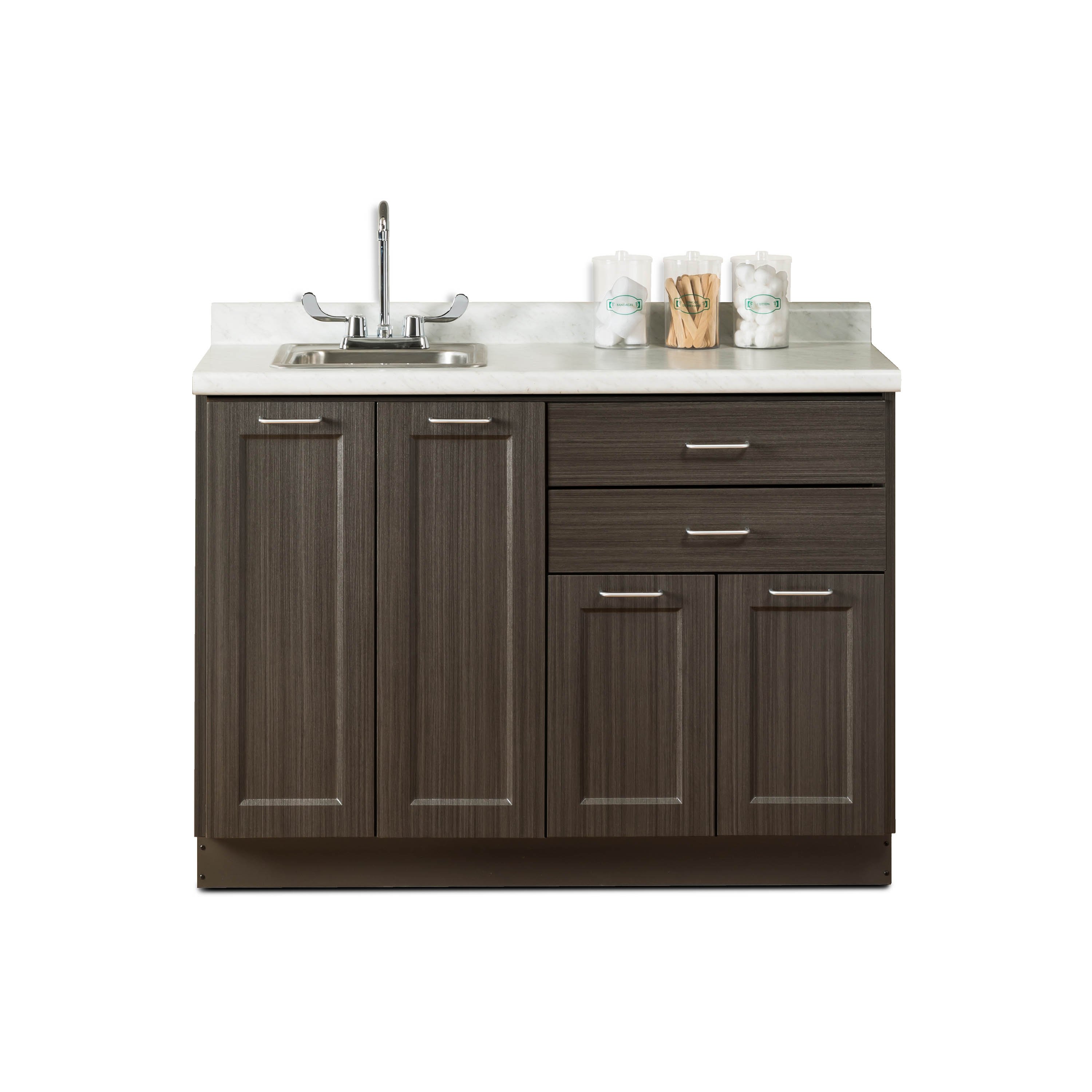Clinton 8648 4-Door Fashion Finish 48" Wide Base Cabinet with 2 Drawers