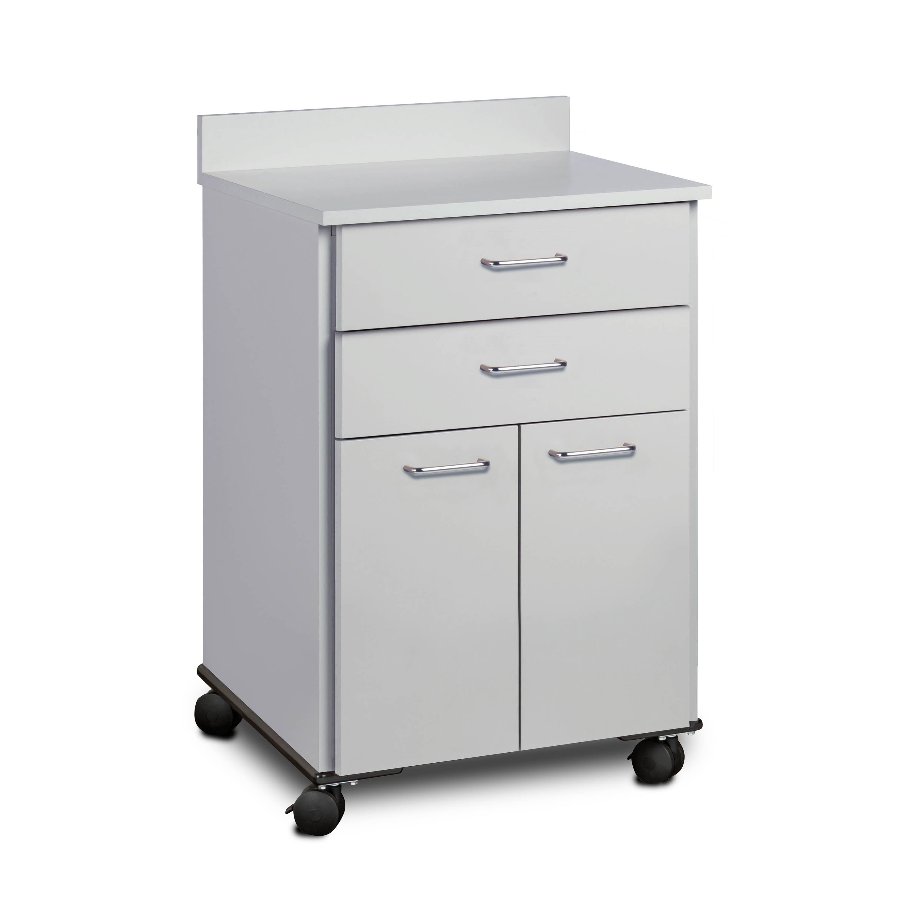 Clinton 8922 2-Door Mobile Treatment Cabinet with 2 Drawers