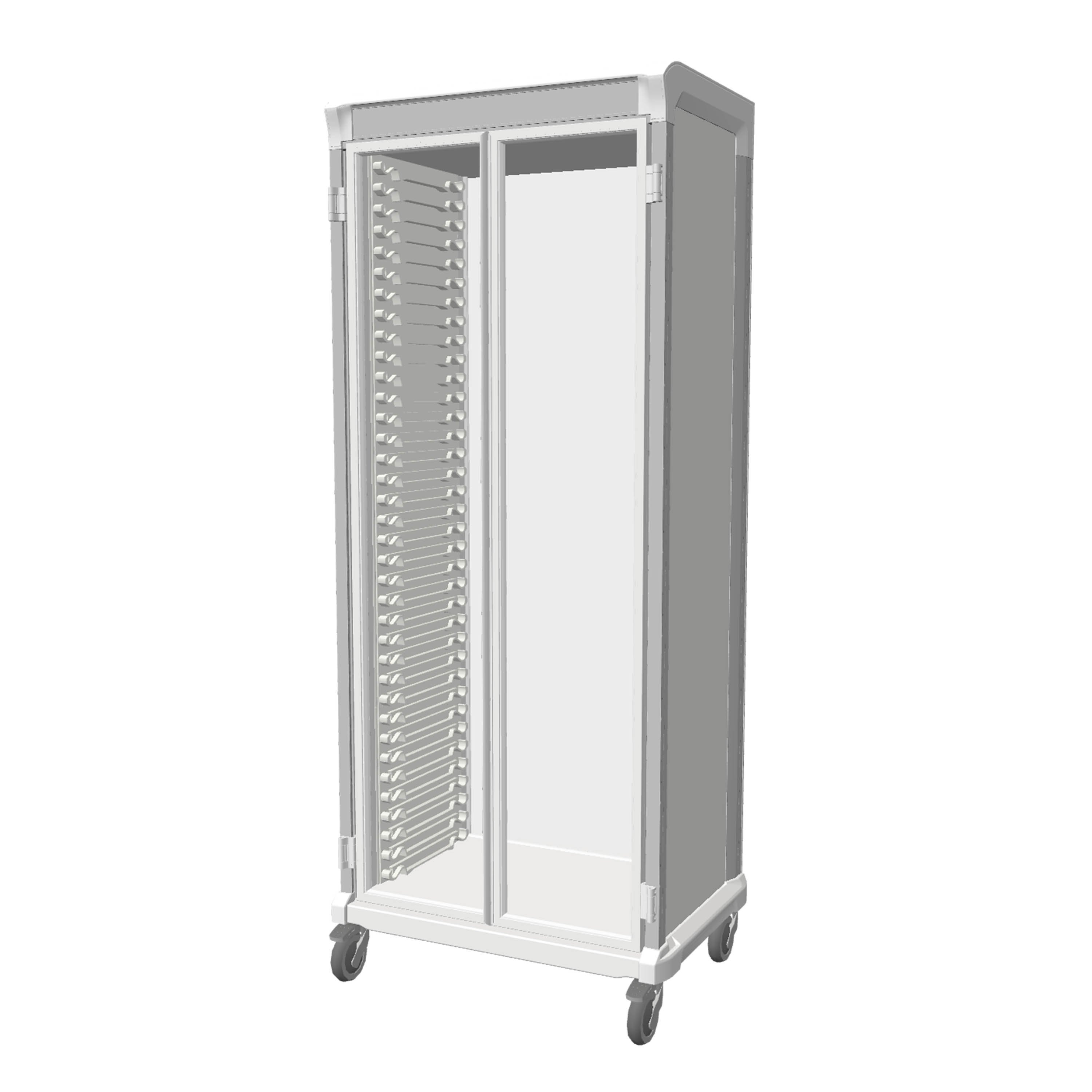 Pegasus Apollo E Type Medical Storage Cart with 4 Panels