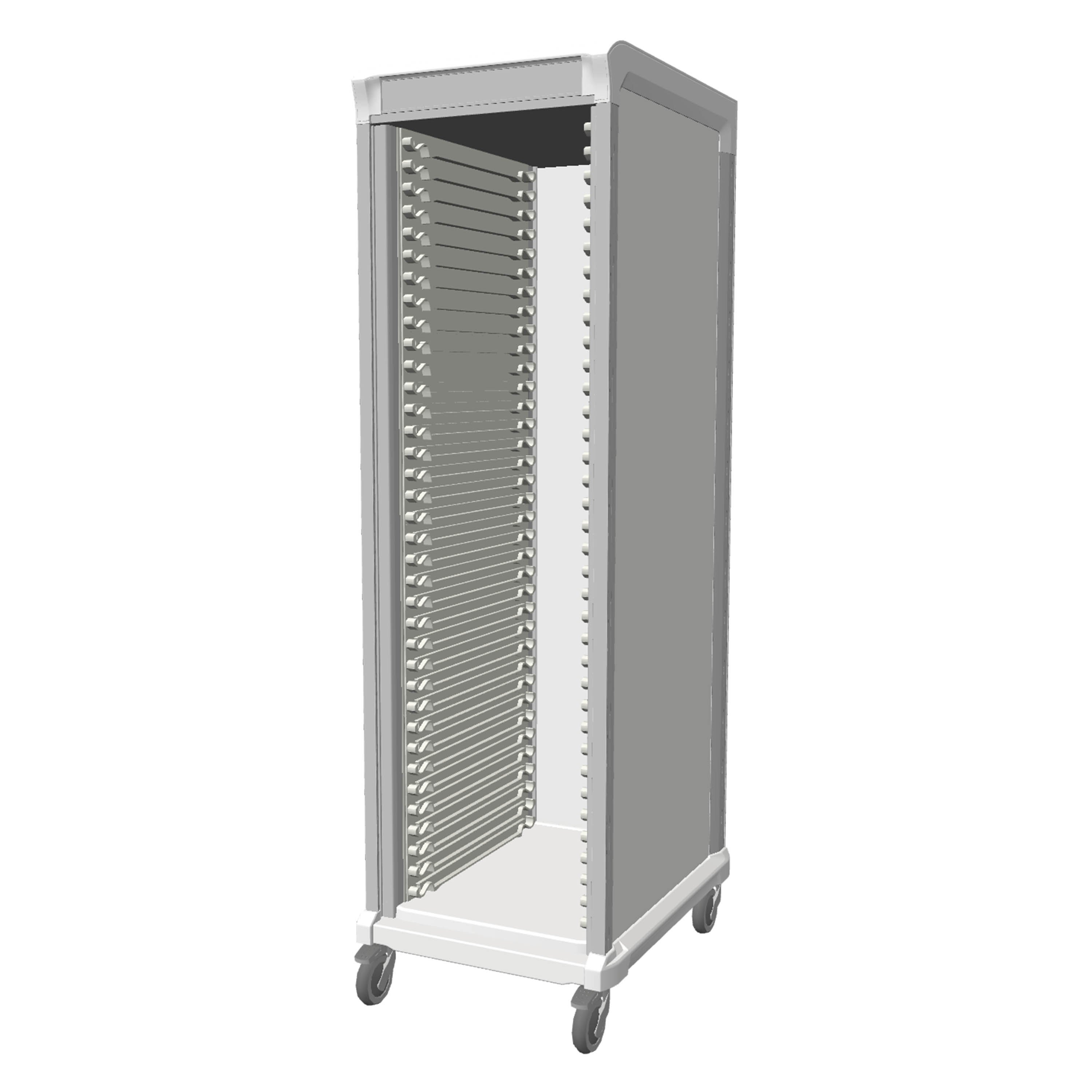 Pegasus Apollo U Type Single Column Medical Storage Cart with 4 Panels