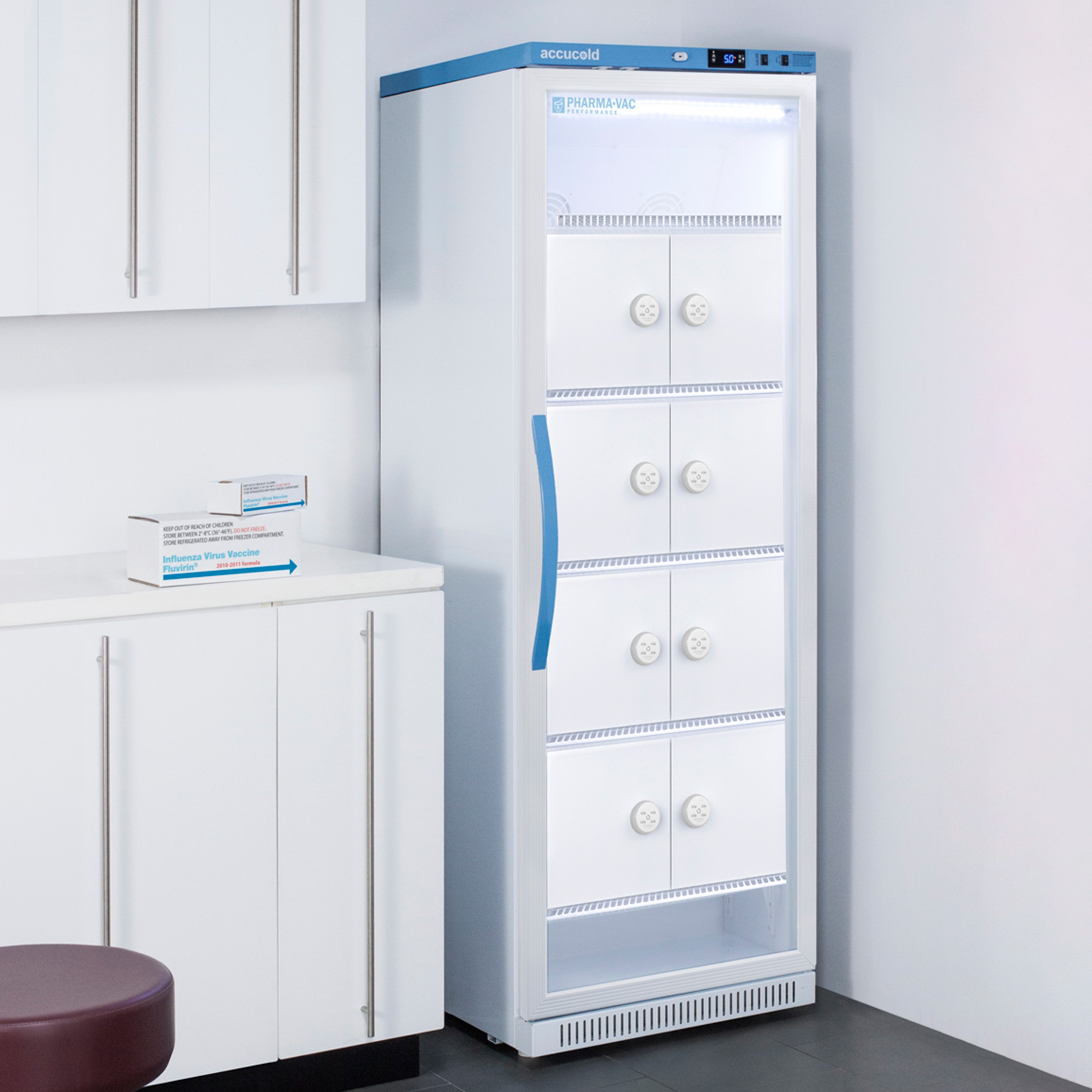 Accucold ARG15PVLOCKER Vaccine Refrigerator with Interior Lockers